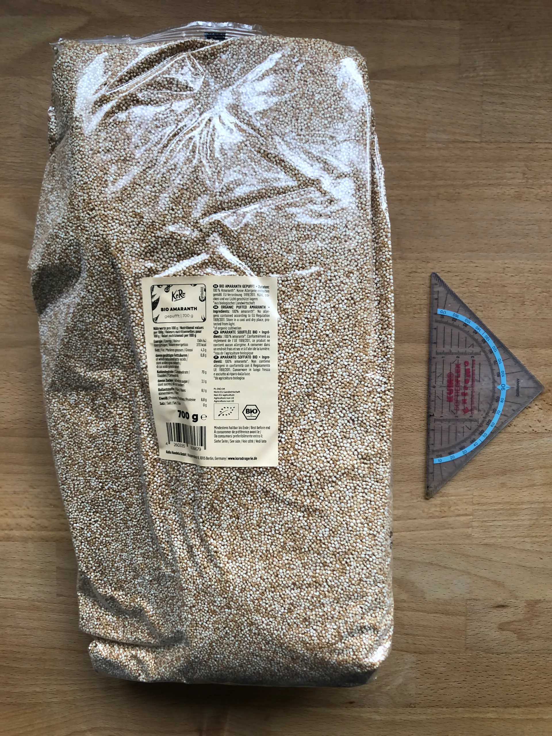 Bio Amaranth gepufft kaufen | KoRo Germany