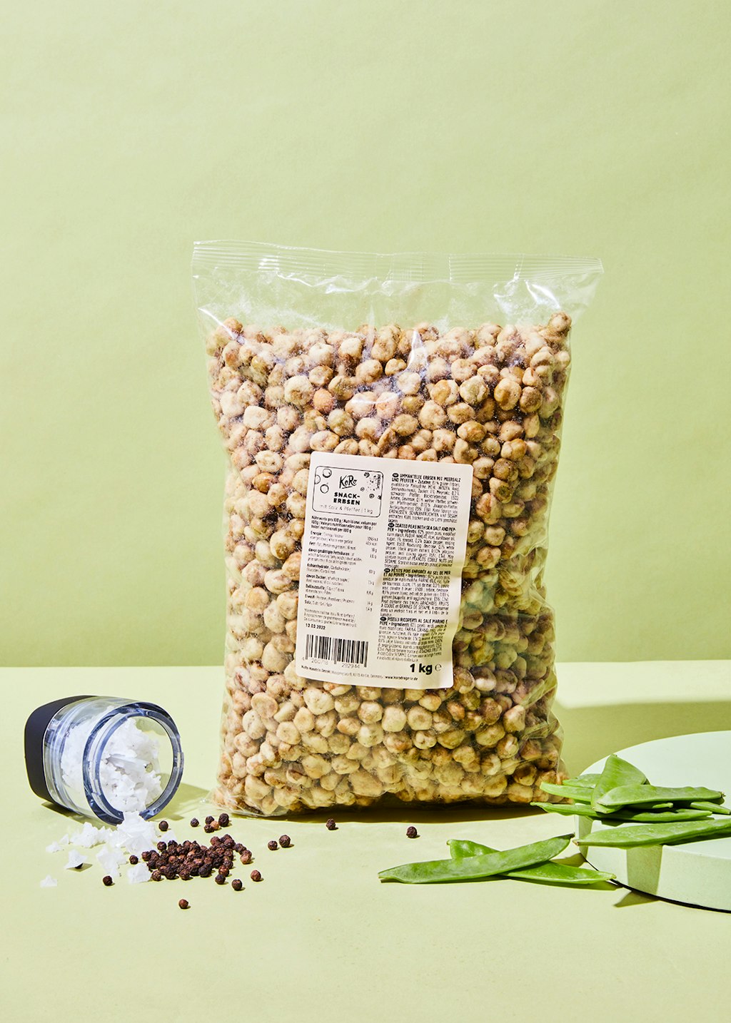 Achetez notre snack pois saveur poivron hongrois | KoRo France