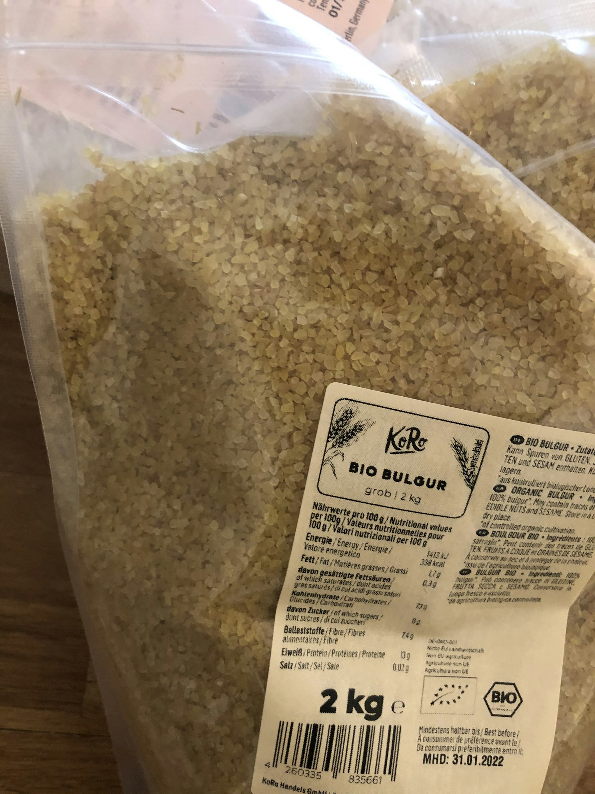 Bio Bulgur 2 kg kaufen | KoRo Germany