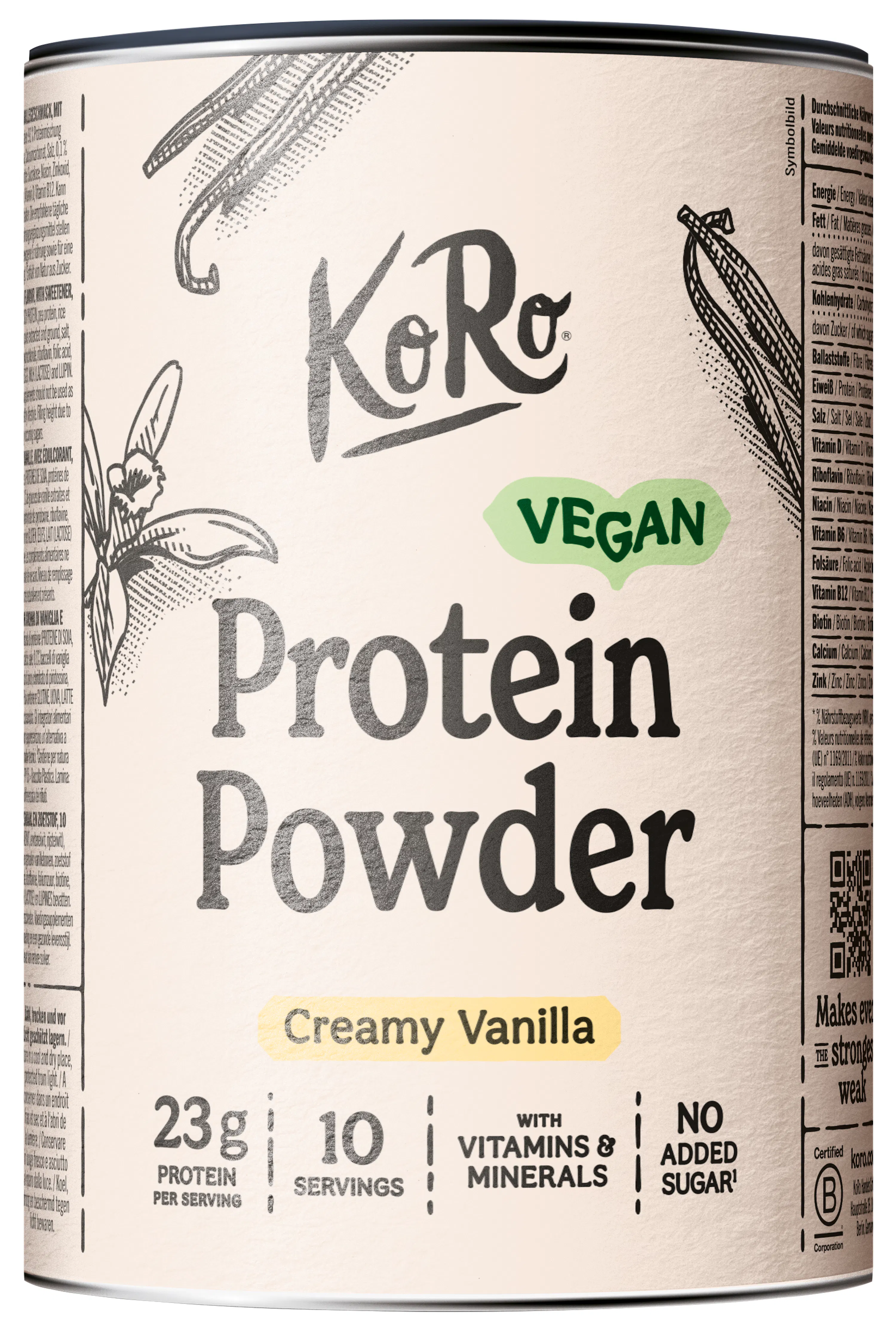 Vegan Protein Powder Creamy Vanilla kaufen | KoRo