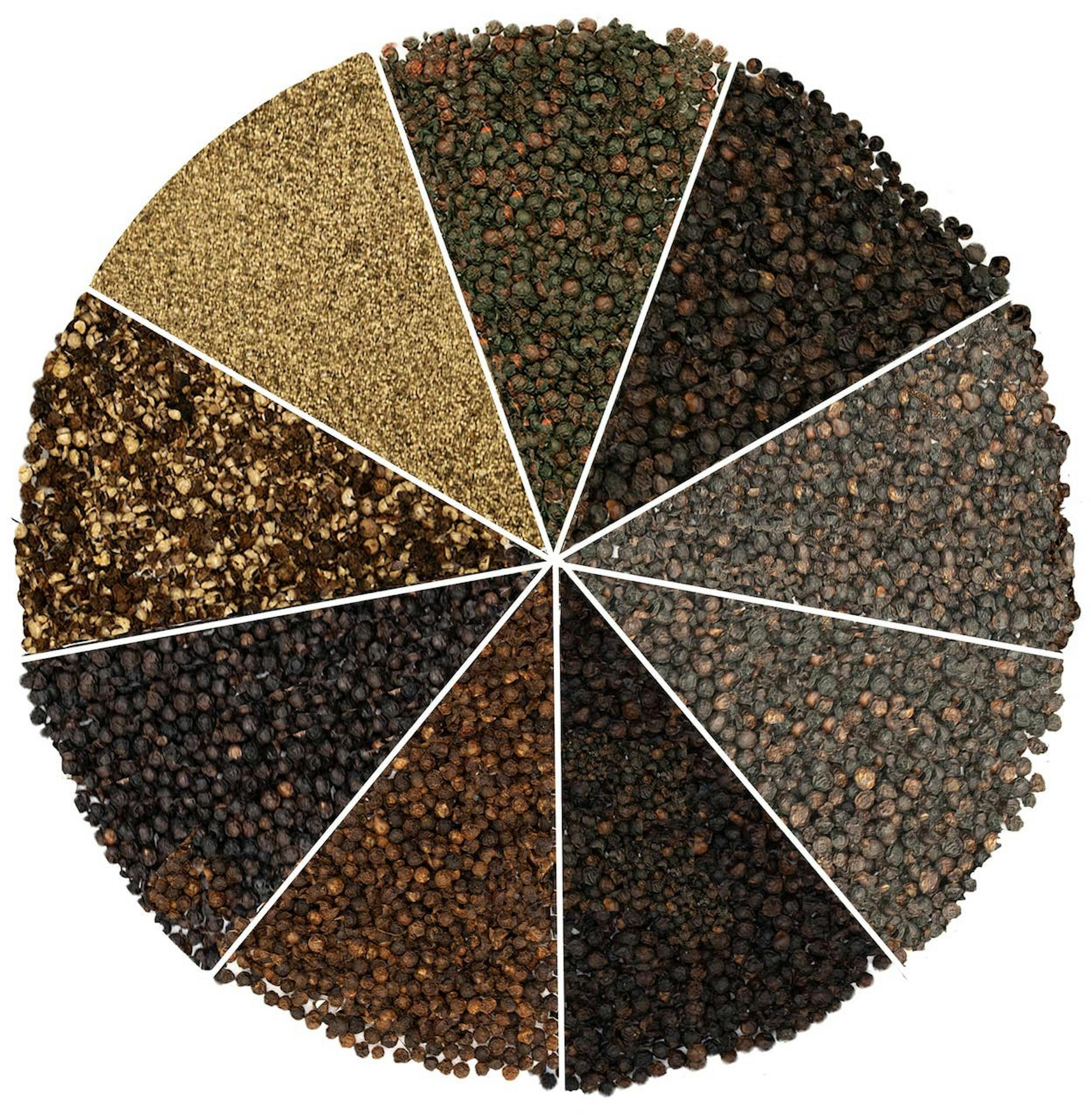 Ganze schwarze Pfefferkörner 1 kg | PFEFFER_001 | KoRo