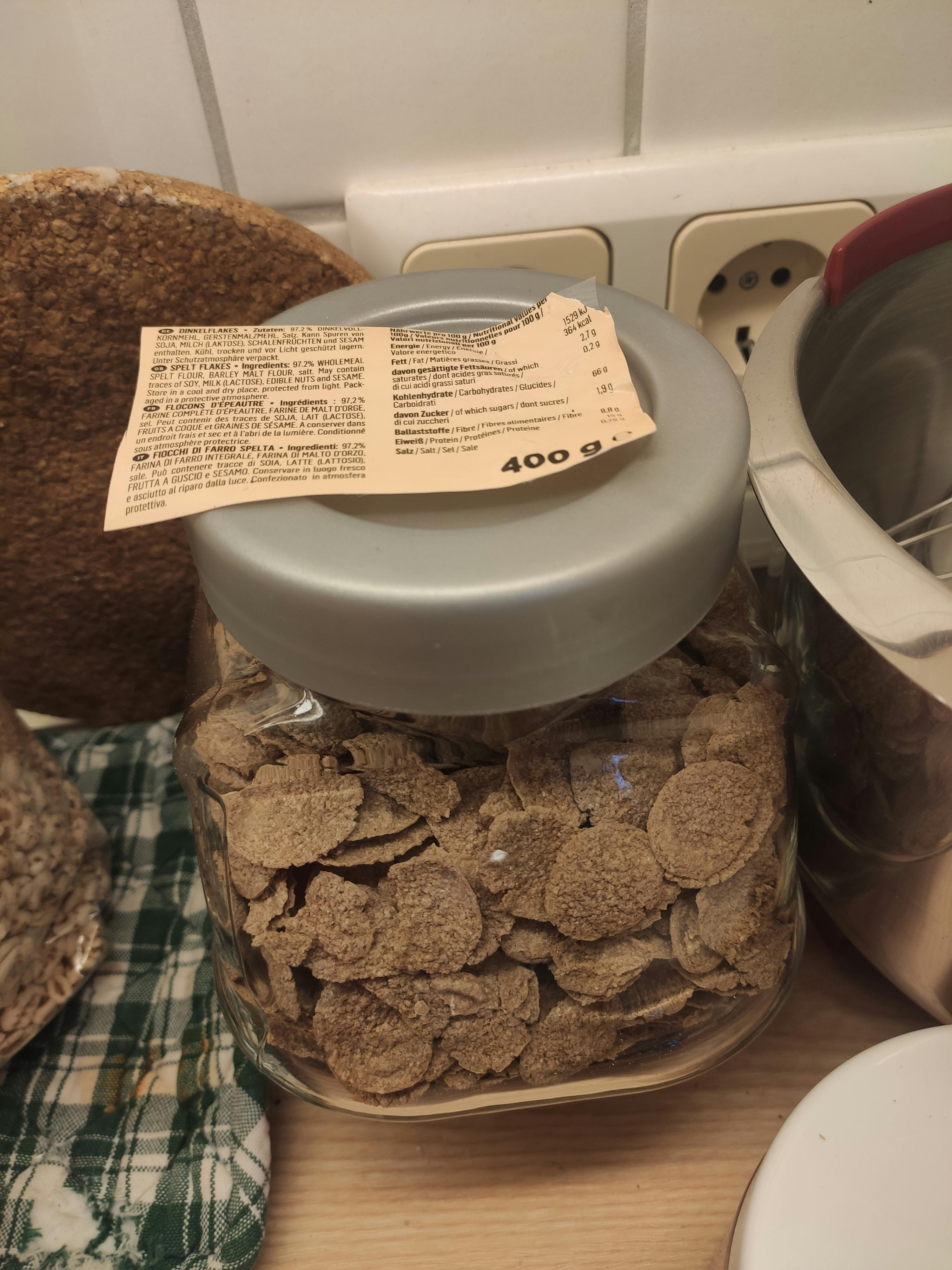 Dinkel Knusperflakes ohne Zuckerzusatz kaufen | KoRo Swiss