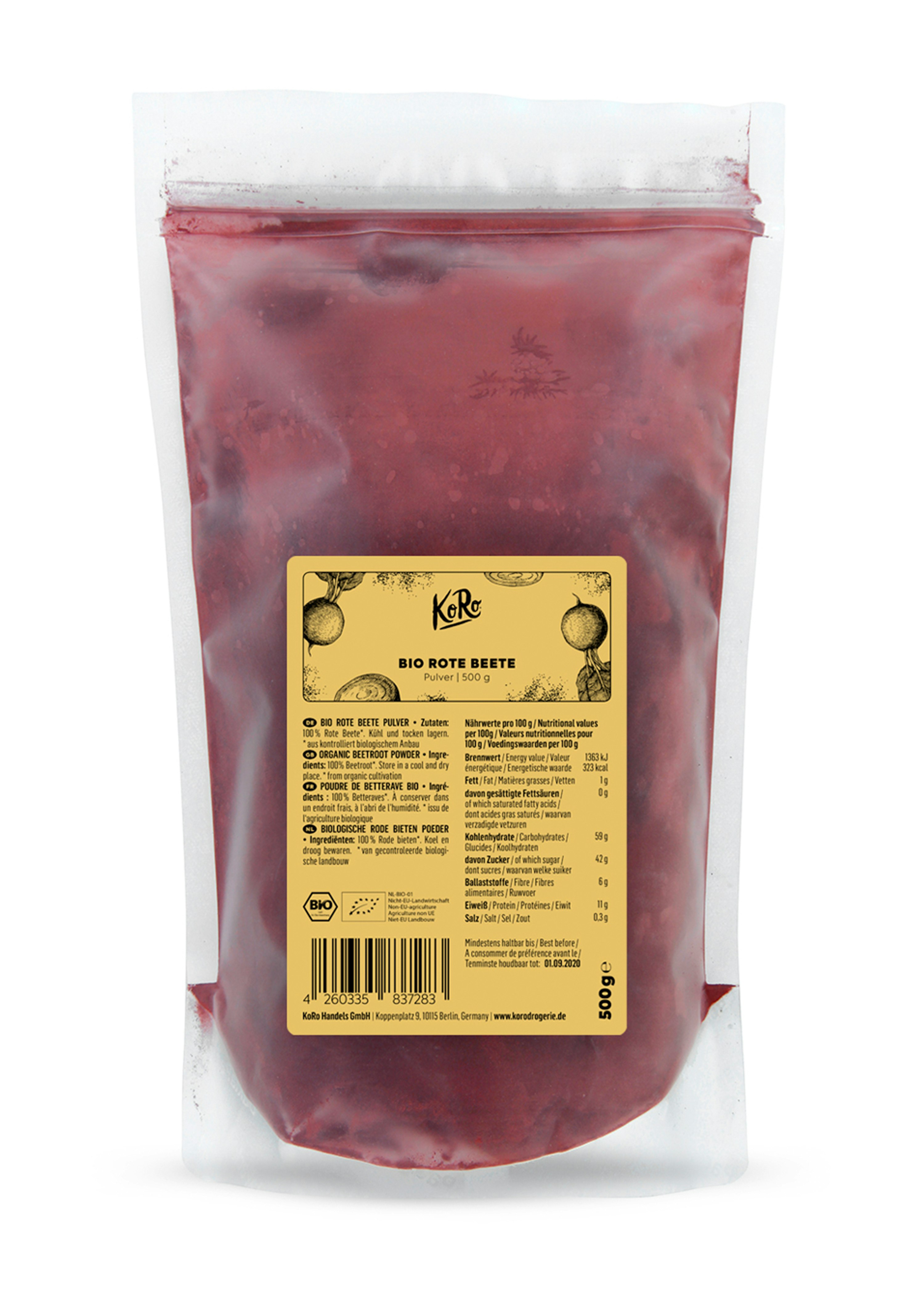 Achetez de la poudre de betterave bio | KoRo France