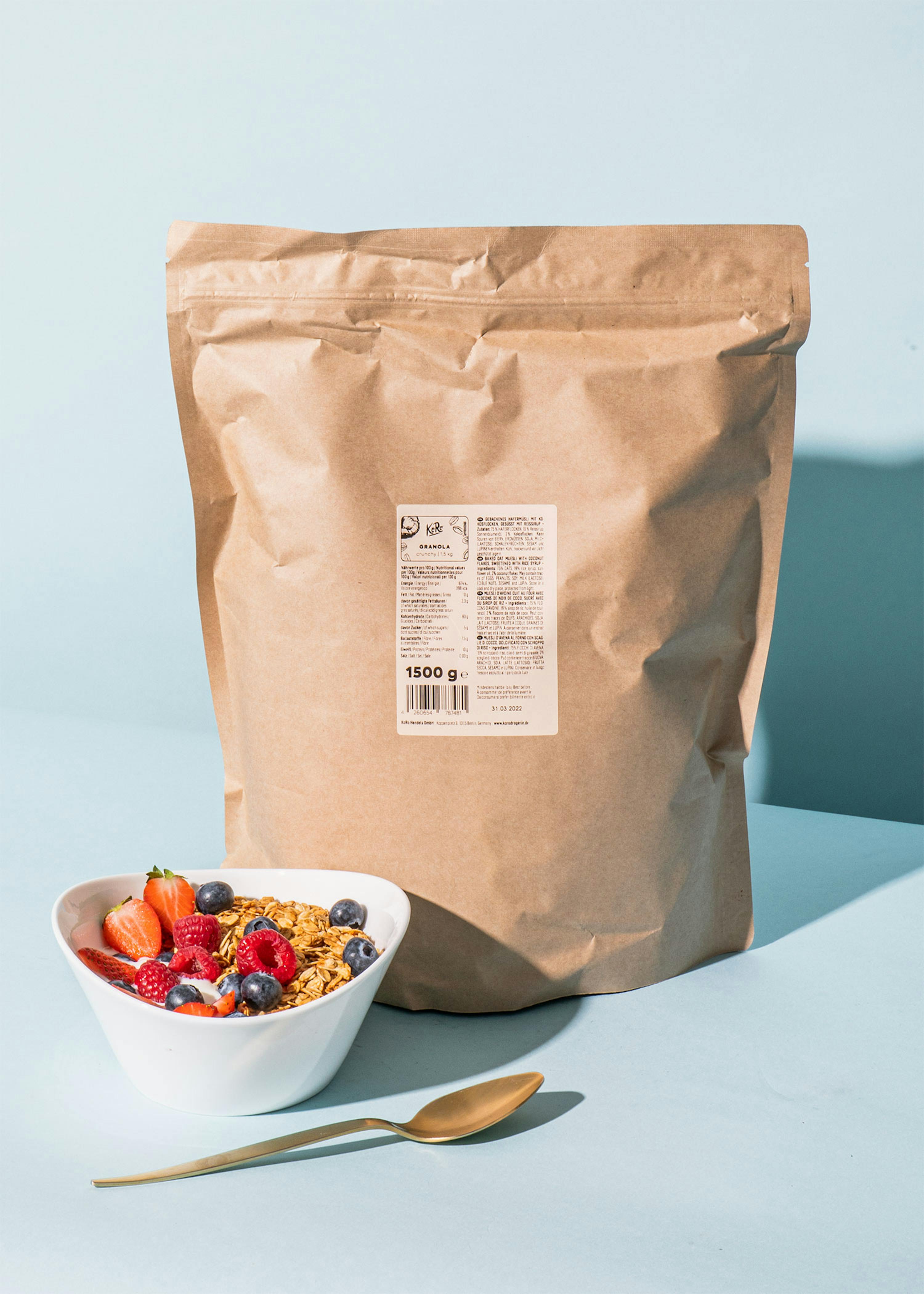 Acheter notre granola crunchy aux baies bio | KoRo France