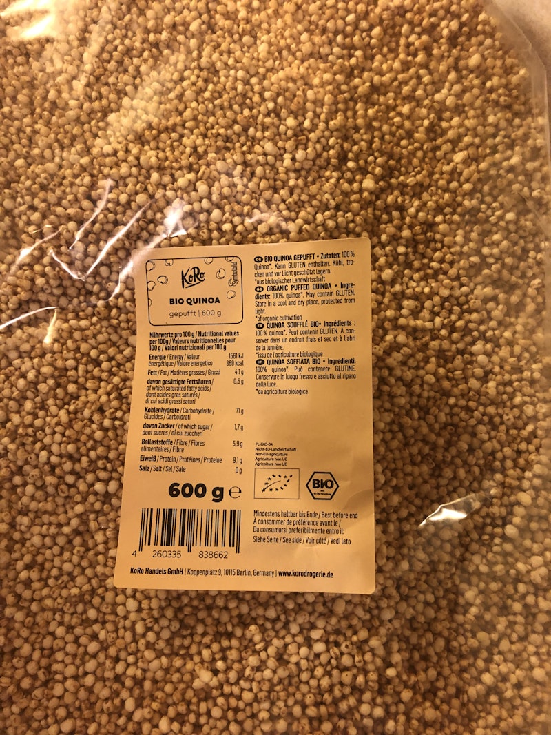 Puffed quinoa – the popcorn of the Incas | KoRo
