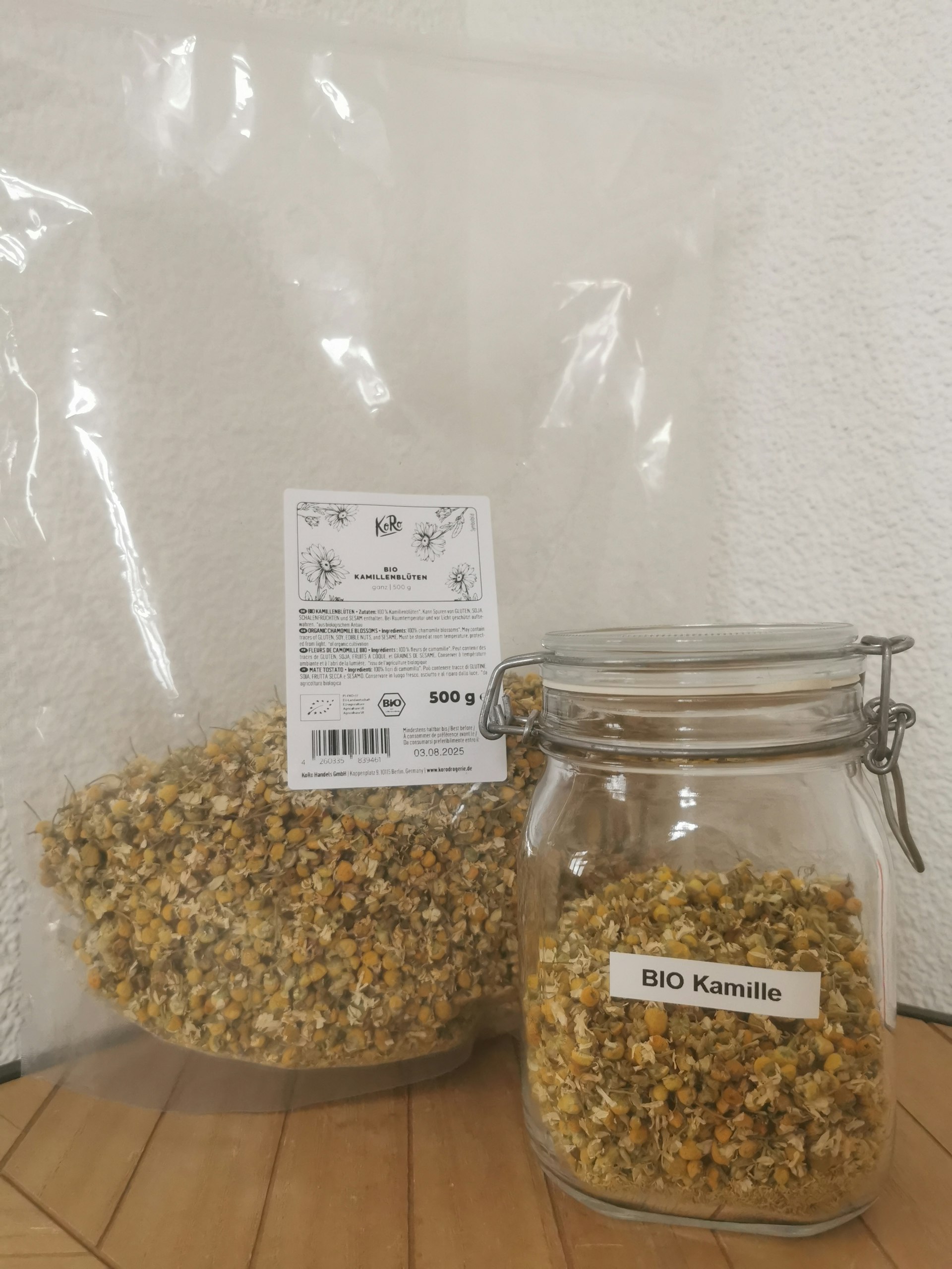 Dags för kamomillte? Köp hela ekologiska kamomillblommor | KoRo