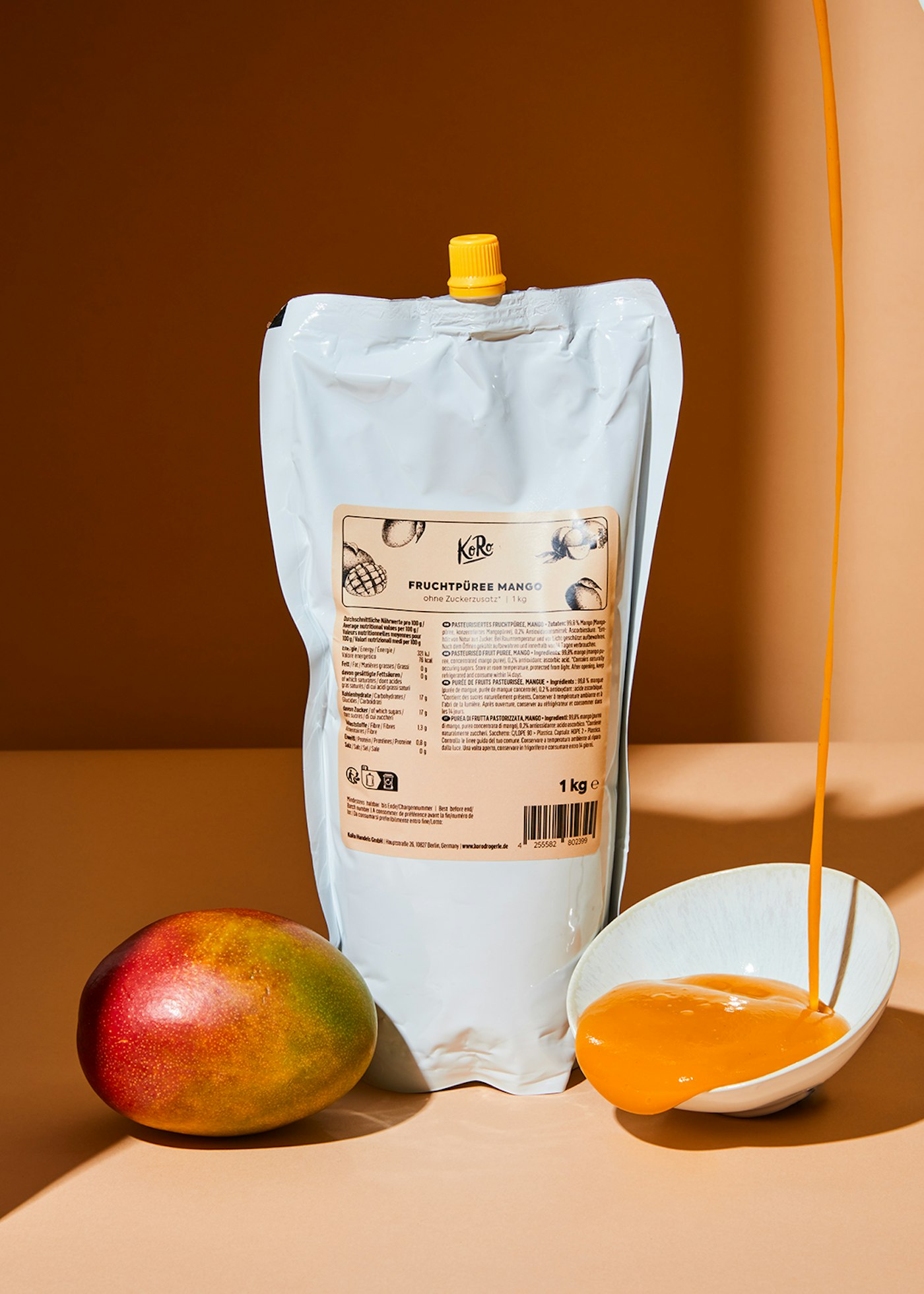 Purée de mangue 1 kg à acheter en ligne | KoRo