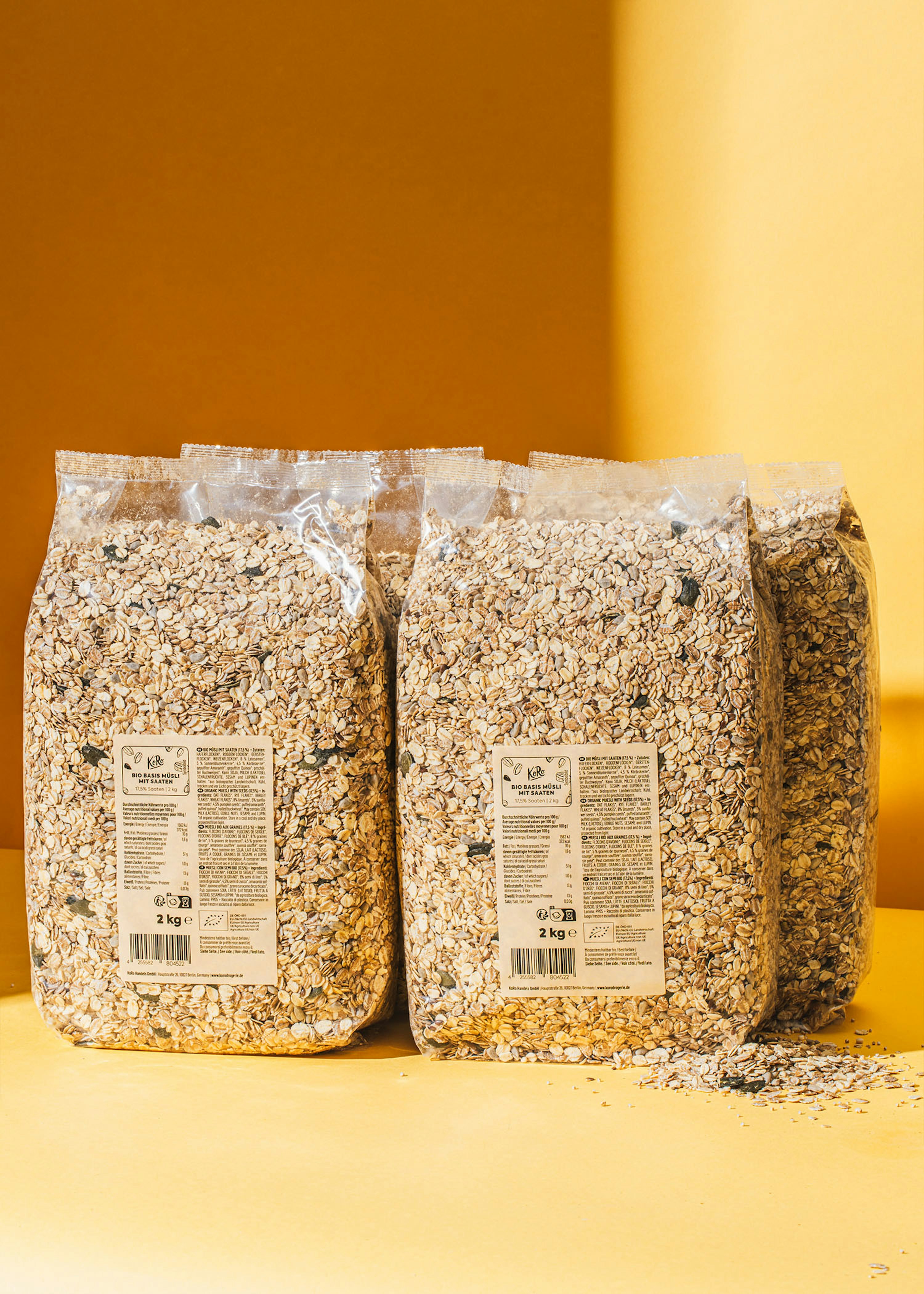 Die Basis für Dein Frühstück: Bio Basis Müsli mit Saaten kaufen | KoRo ...