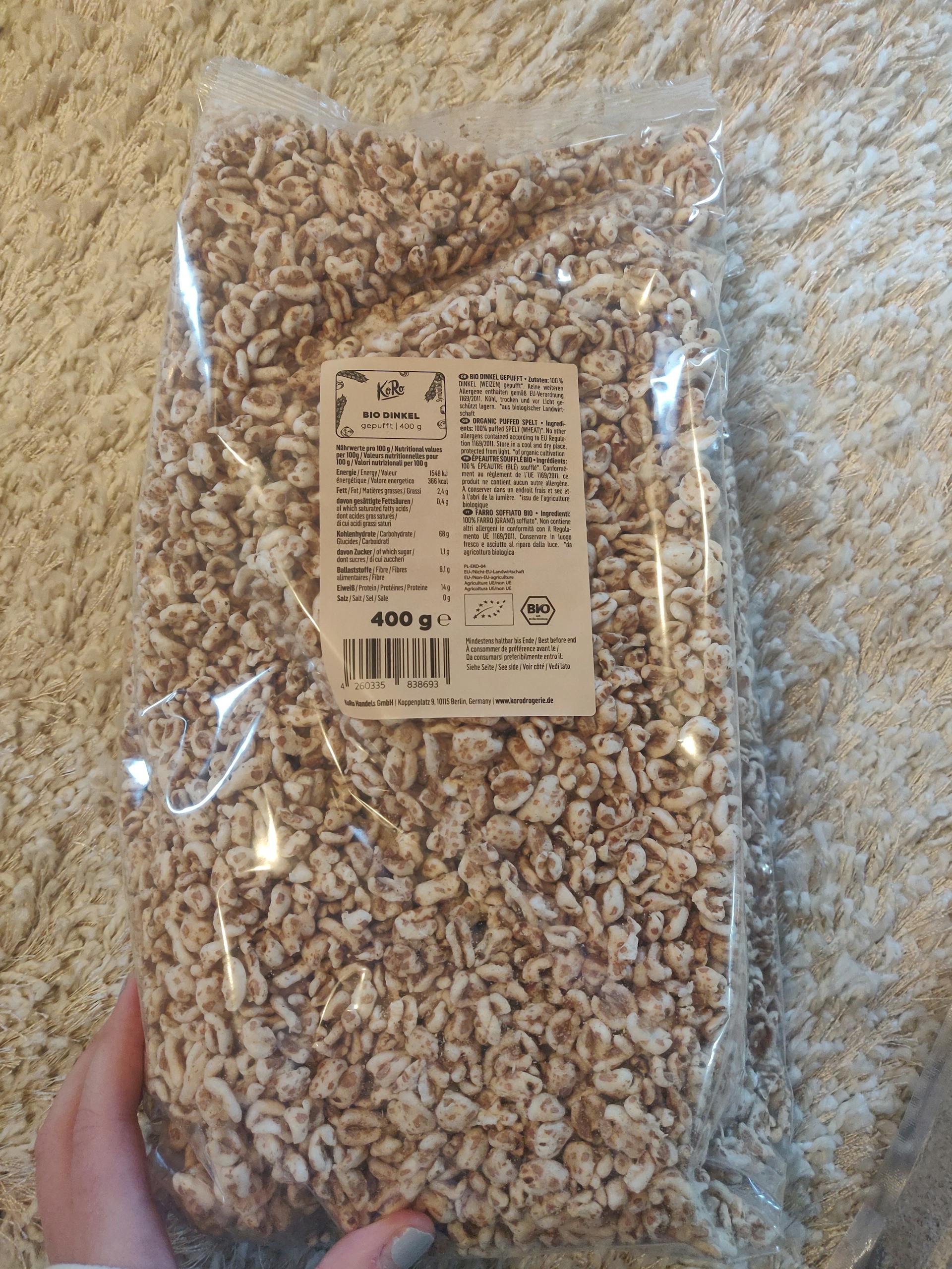 Organic puffed spelt - a real breakfast must | KoRo Germany