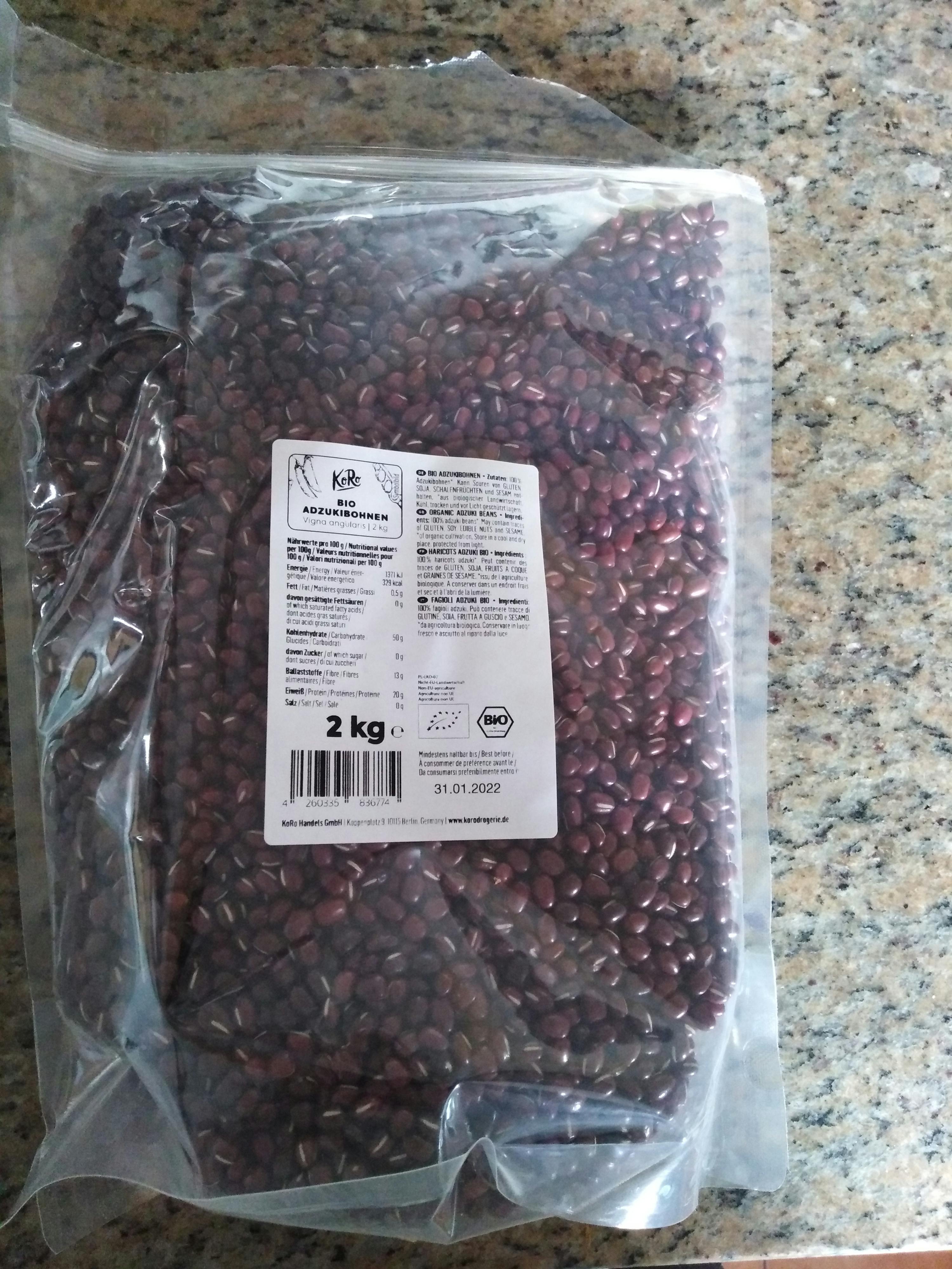Bio Azukibohnen 2 kg | HUELSEN_018 | KoRo Germany
