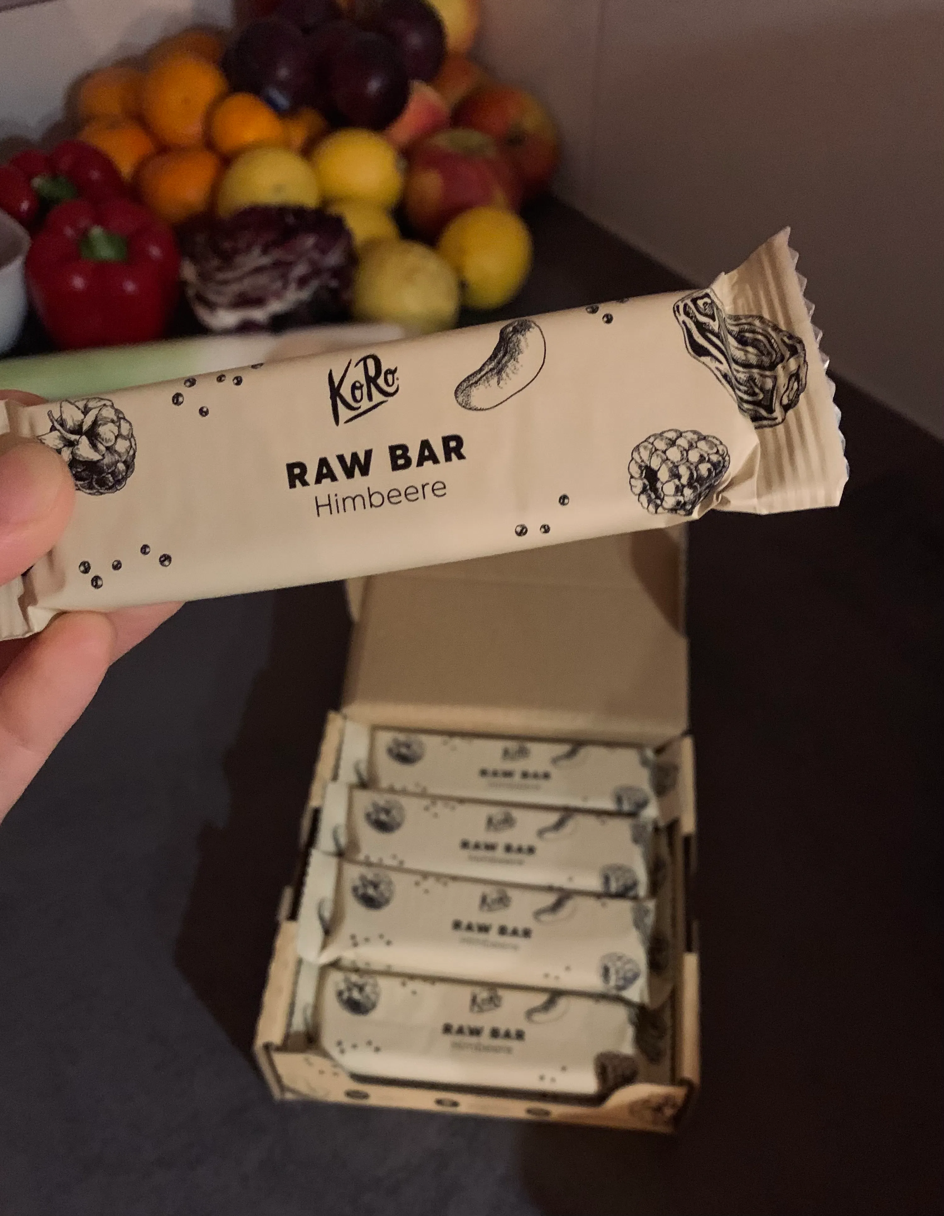Buy vegan raspberry raw bars | KoRo