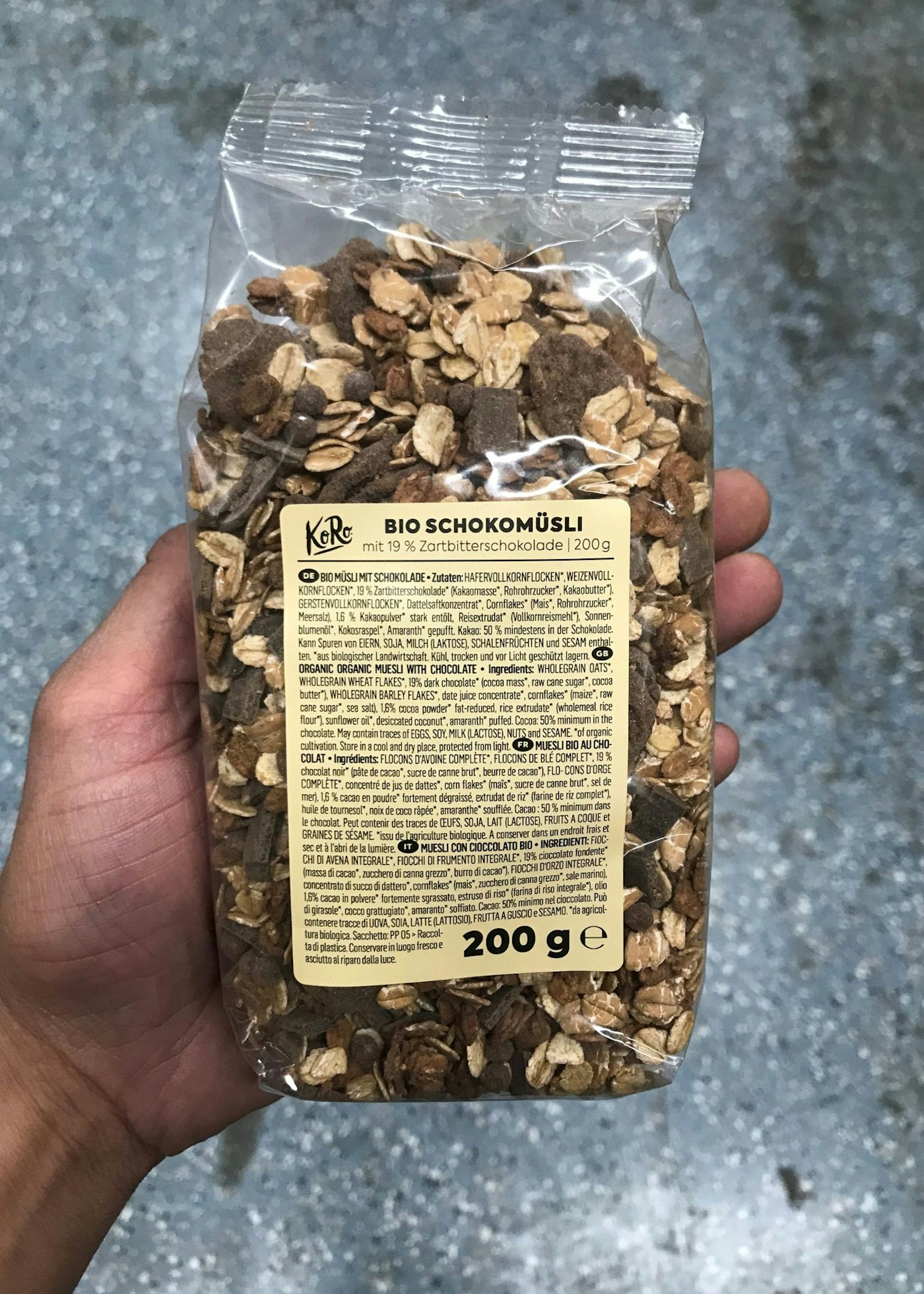 Veganes Bio Schoko Müsli kaufen | KoRo Germany