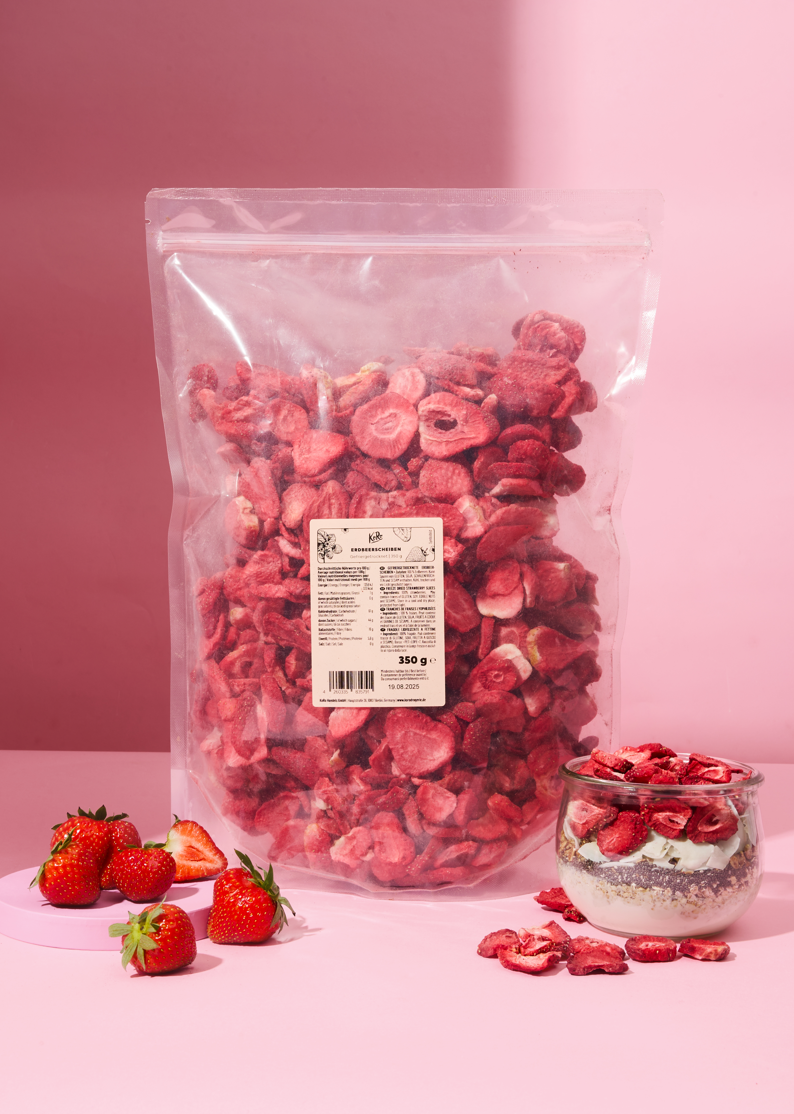 Buy freeze dried strawberries KoRo Swiss