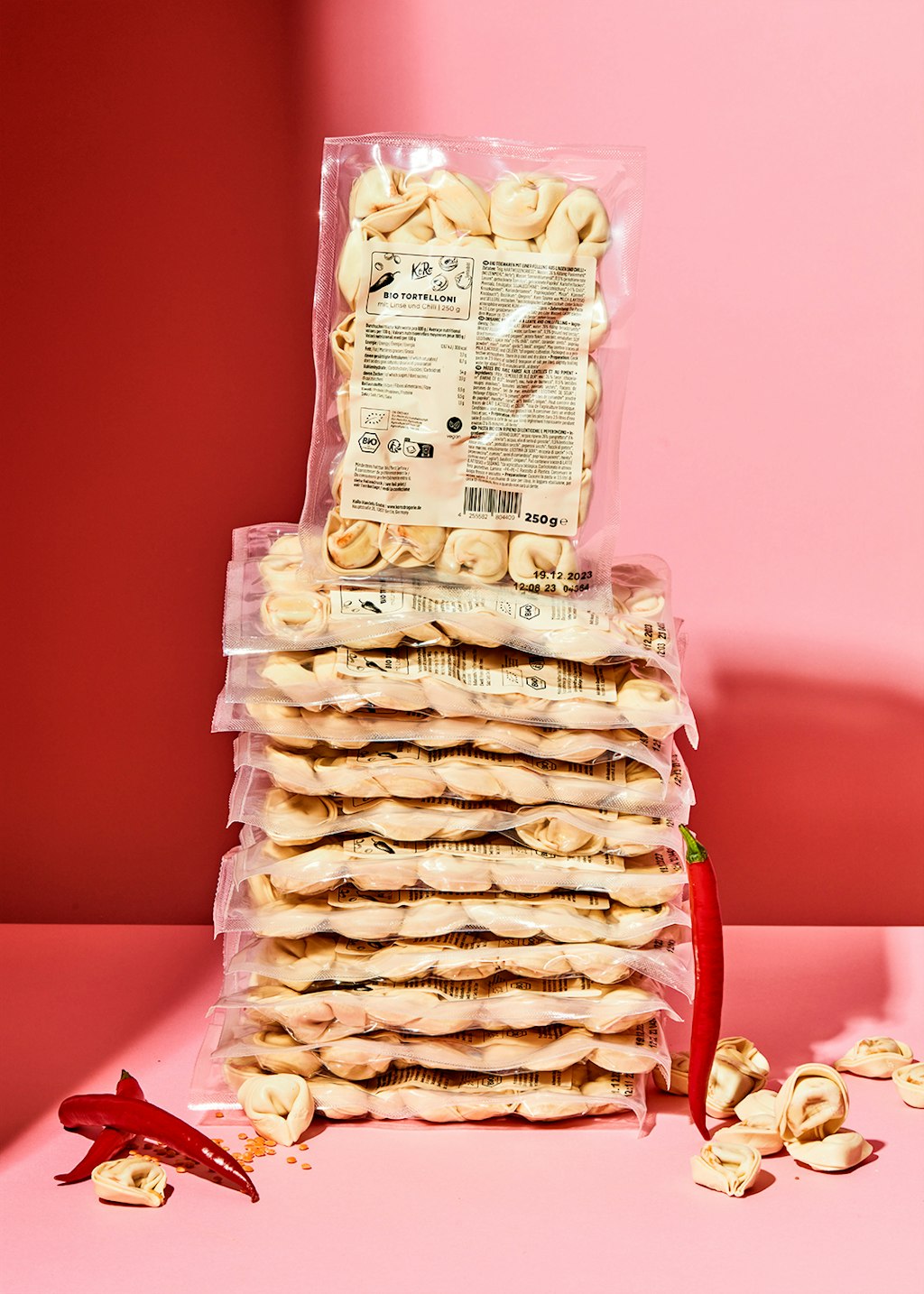 Bio Tortelloni mit Linse und Chili kaufen | KoRo Germany