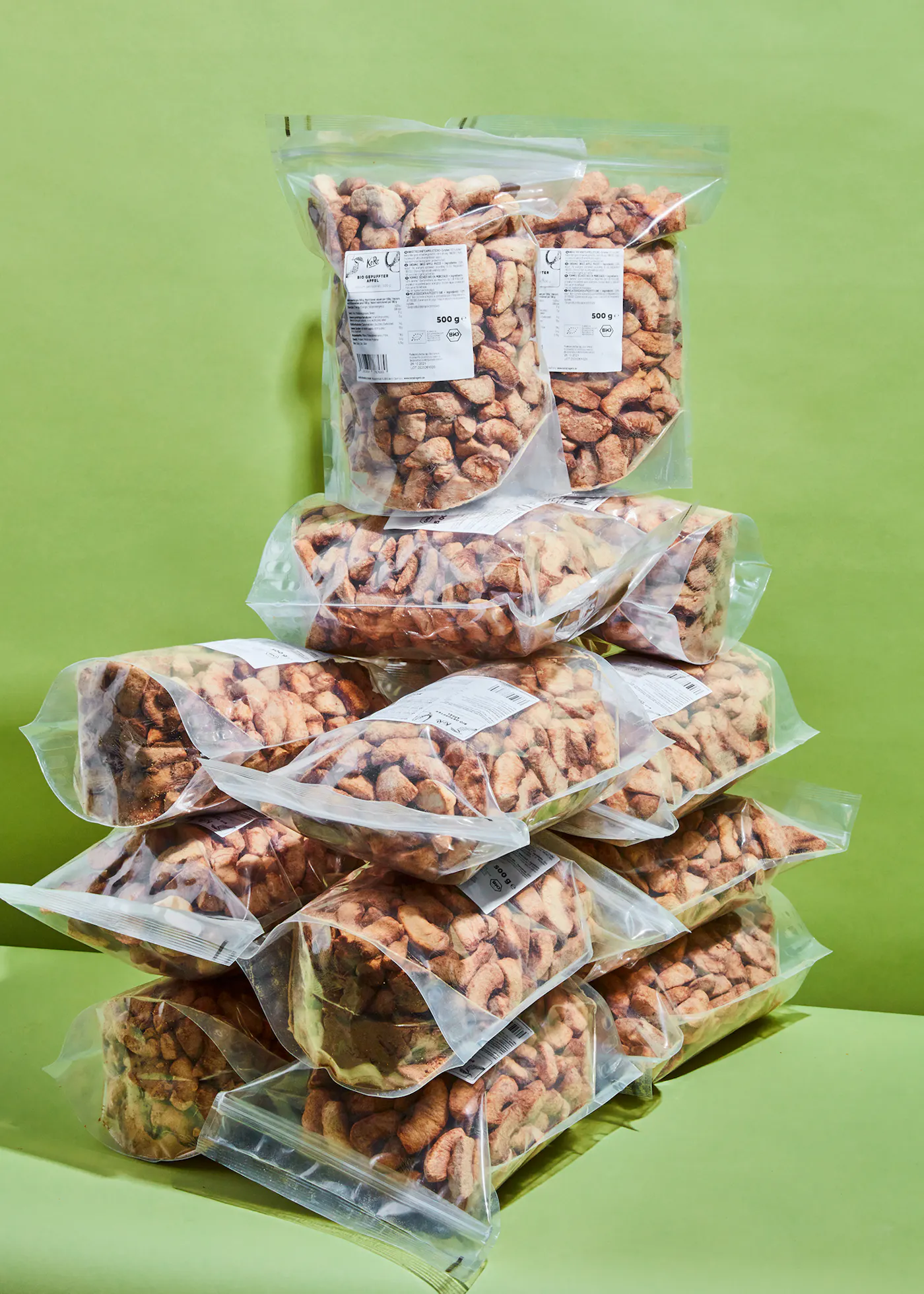 Bio gepuffter Apfel 500 g kaufen | KoRo Germany
