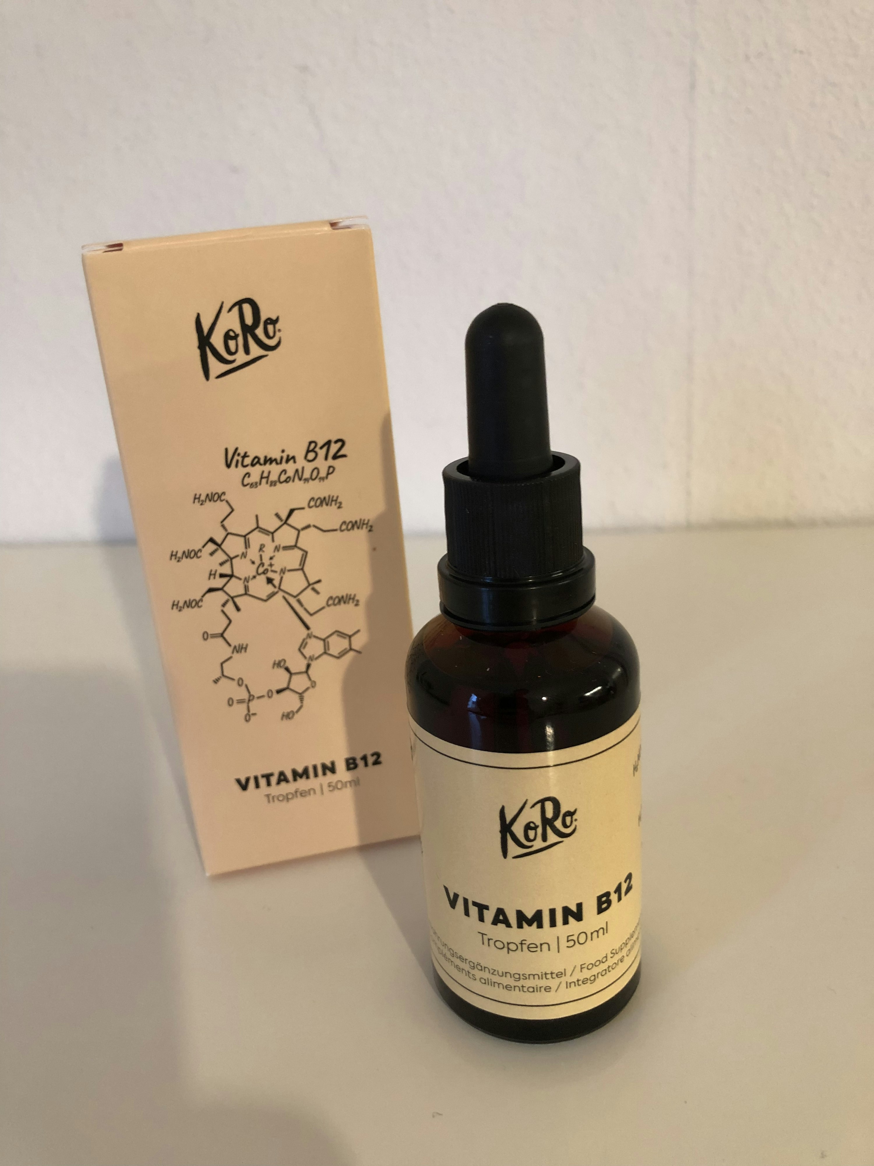 Vitamine B12 200μg - Dosage élevé - Vegan - 1300 gouttes | KoRo