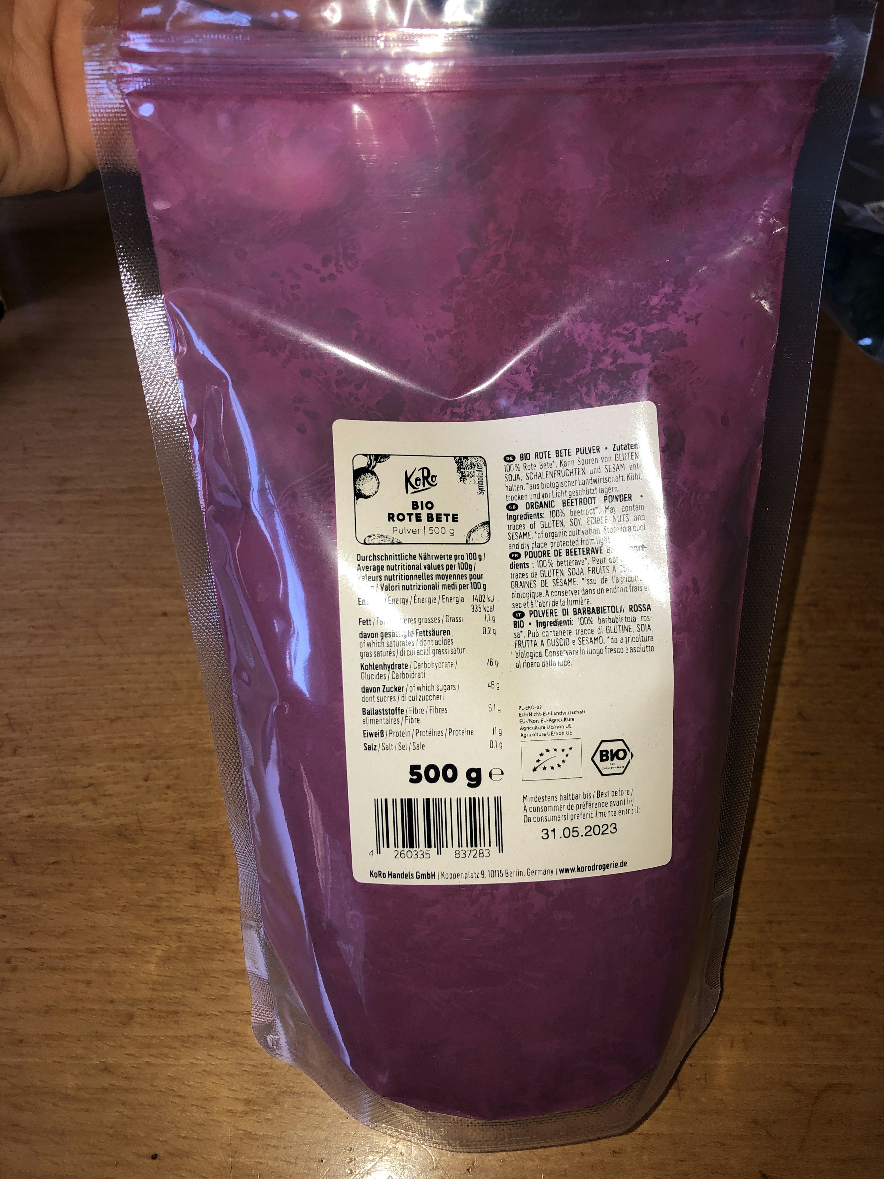 Achetez de la poudre de betterave bio | KoRo