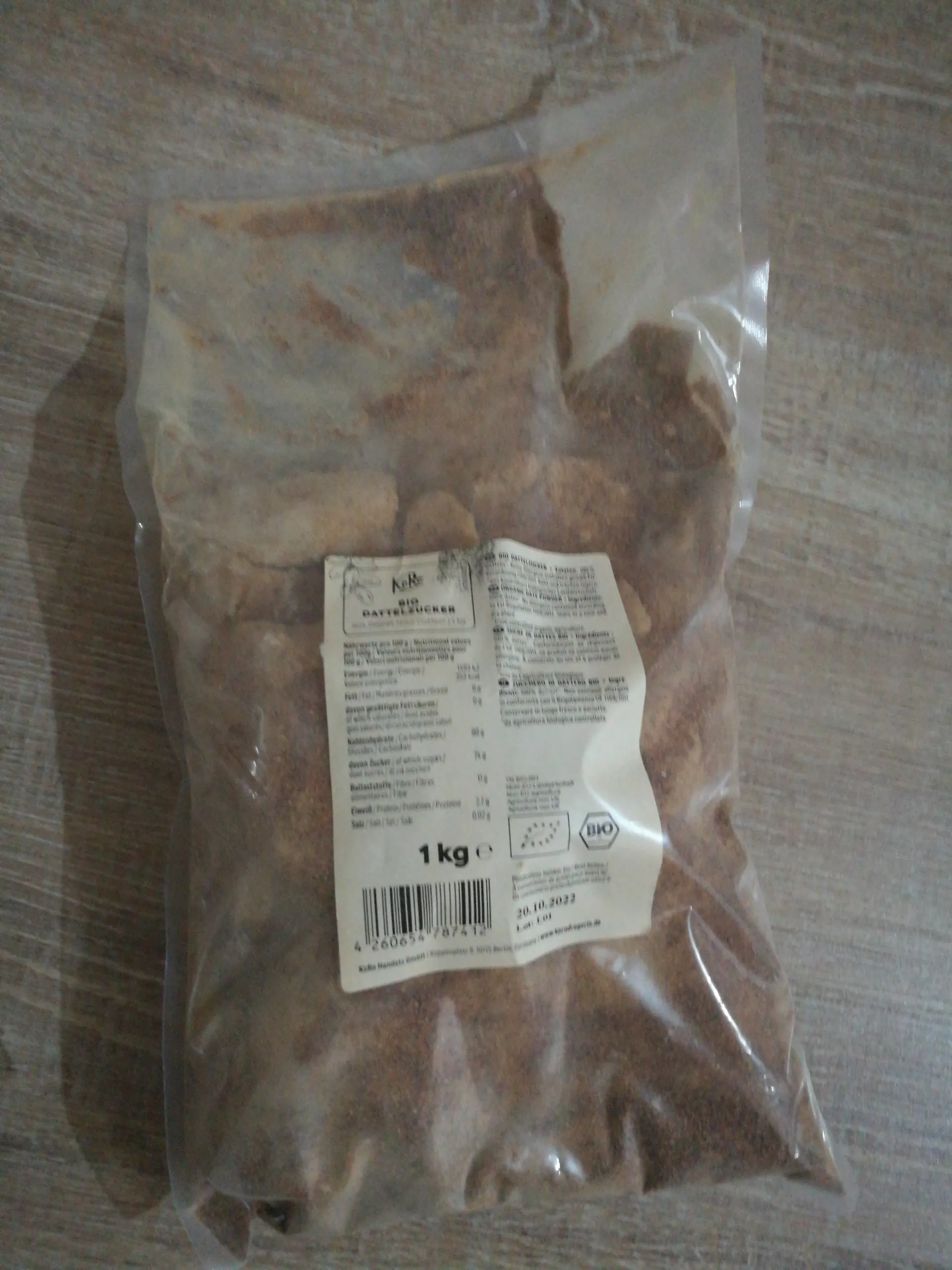 Achetez notre sucre de dattes bio 1 kg | KoRo