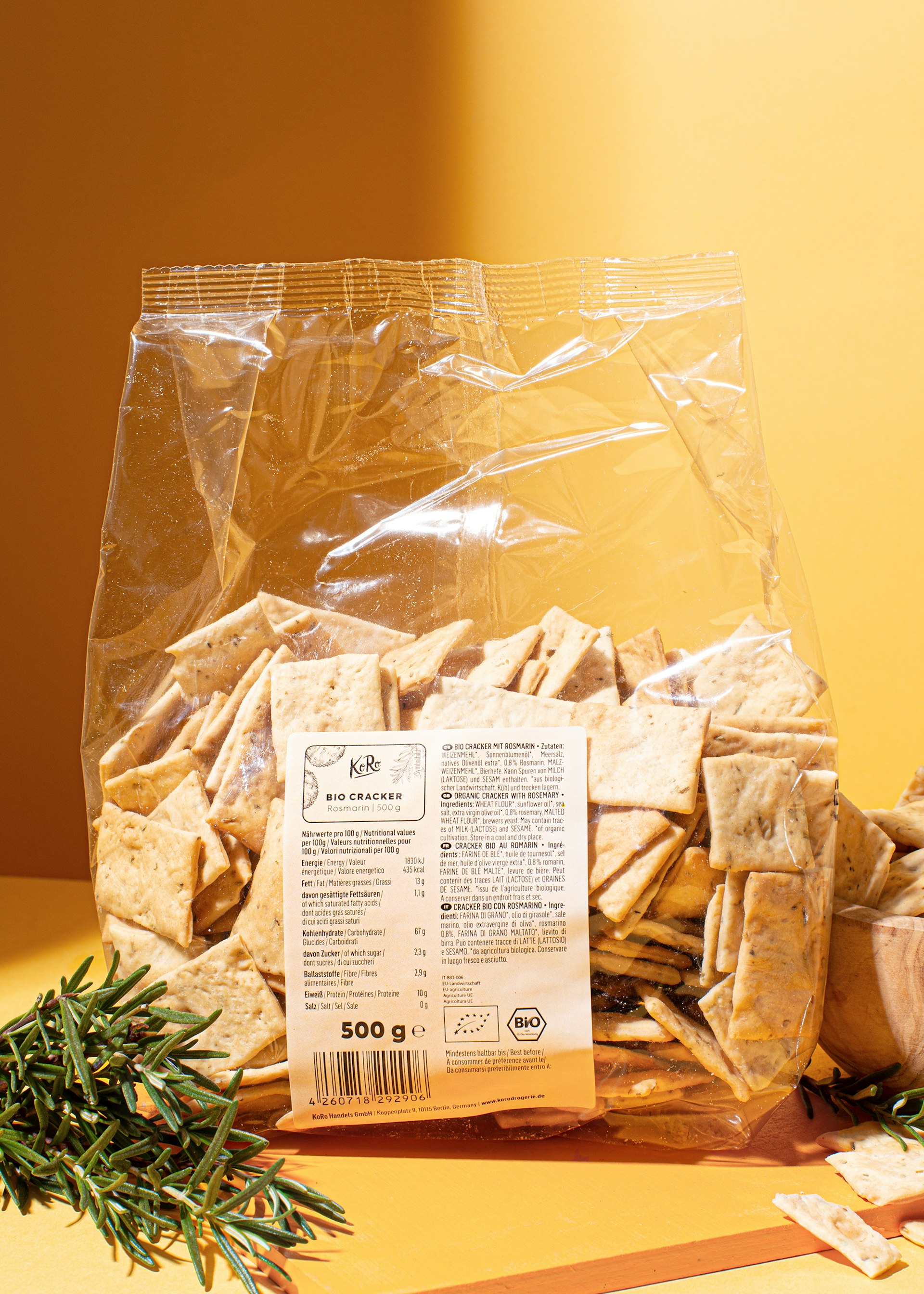 Achetez des crackers bio au romarin | KoRo