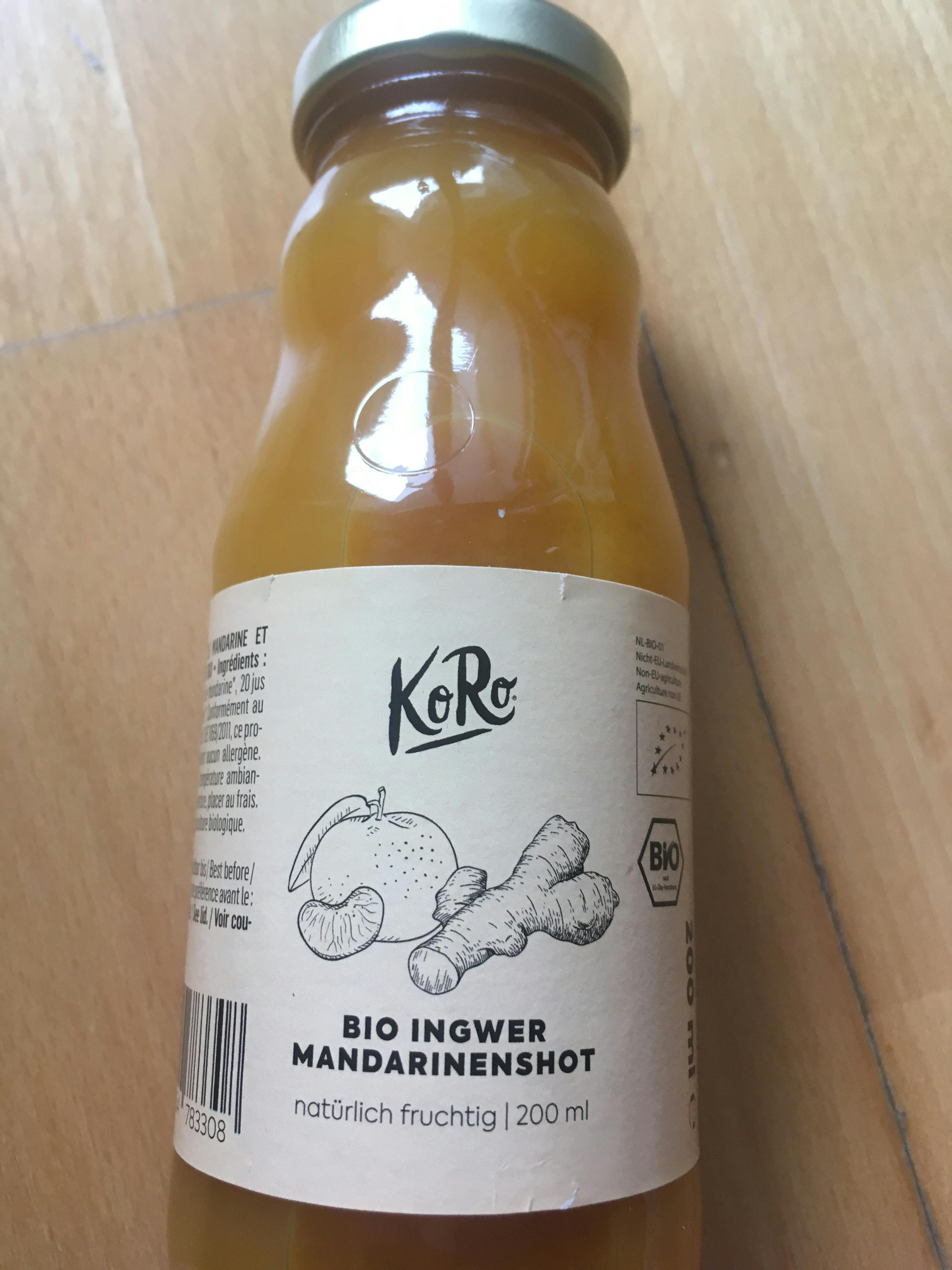 Ingwer-Shot mit Mandarinensaft kaufen | KoRo Germany