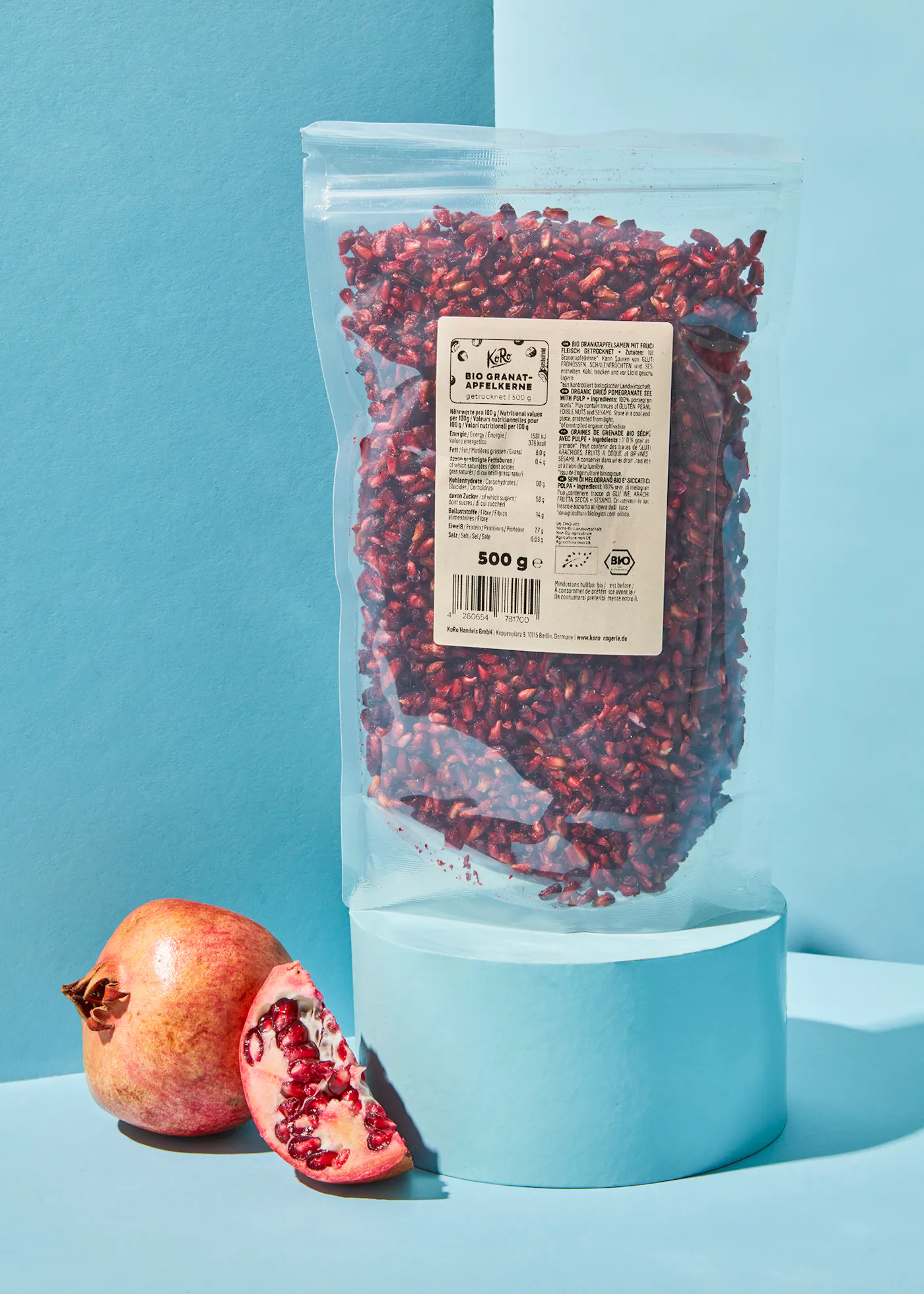 Buy freeze-dried pomegranate seeds | KoRo Swiss