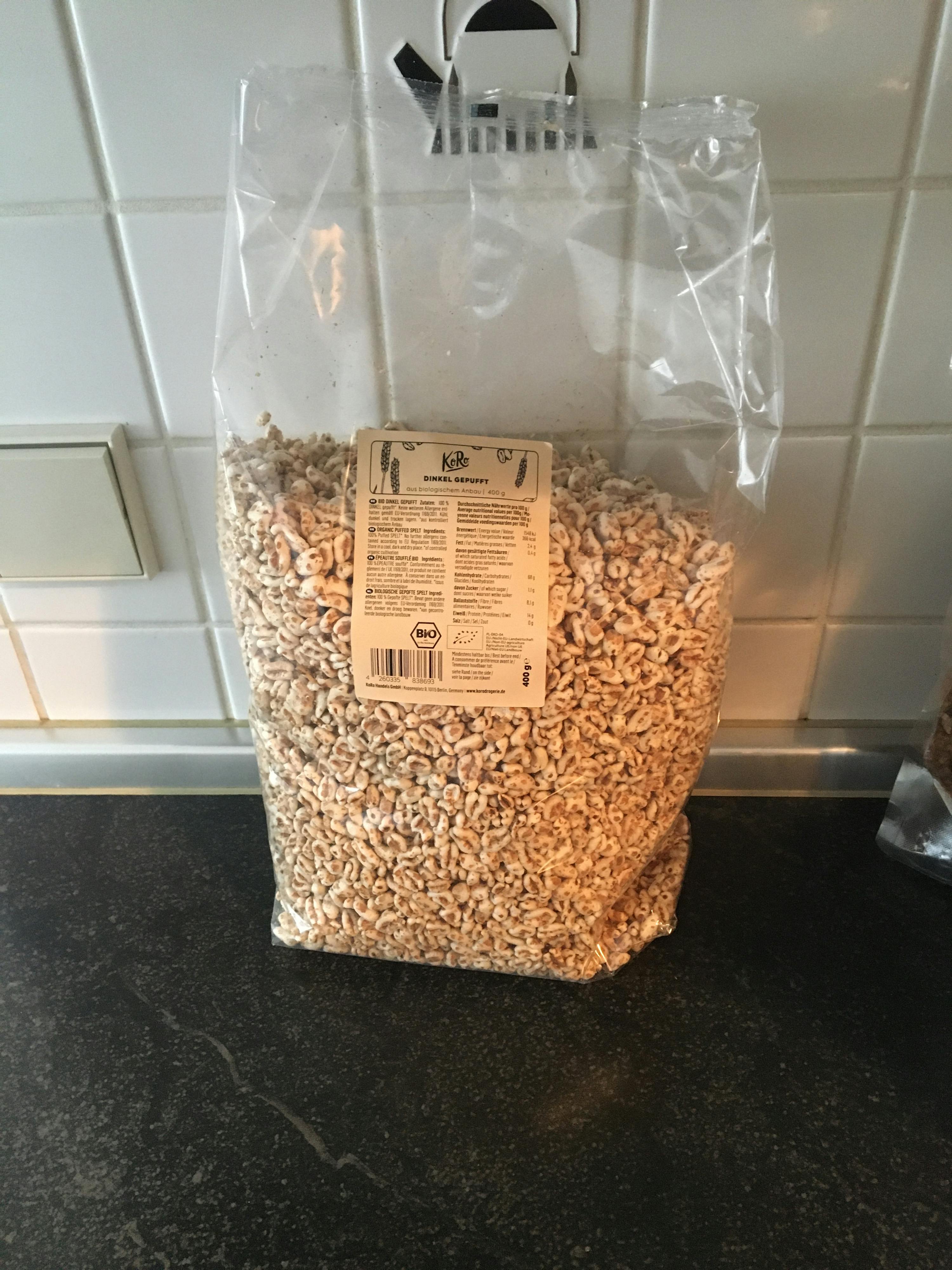 Buy our organic puffed spelt | KoRo Italy