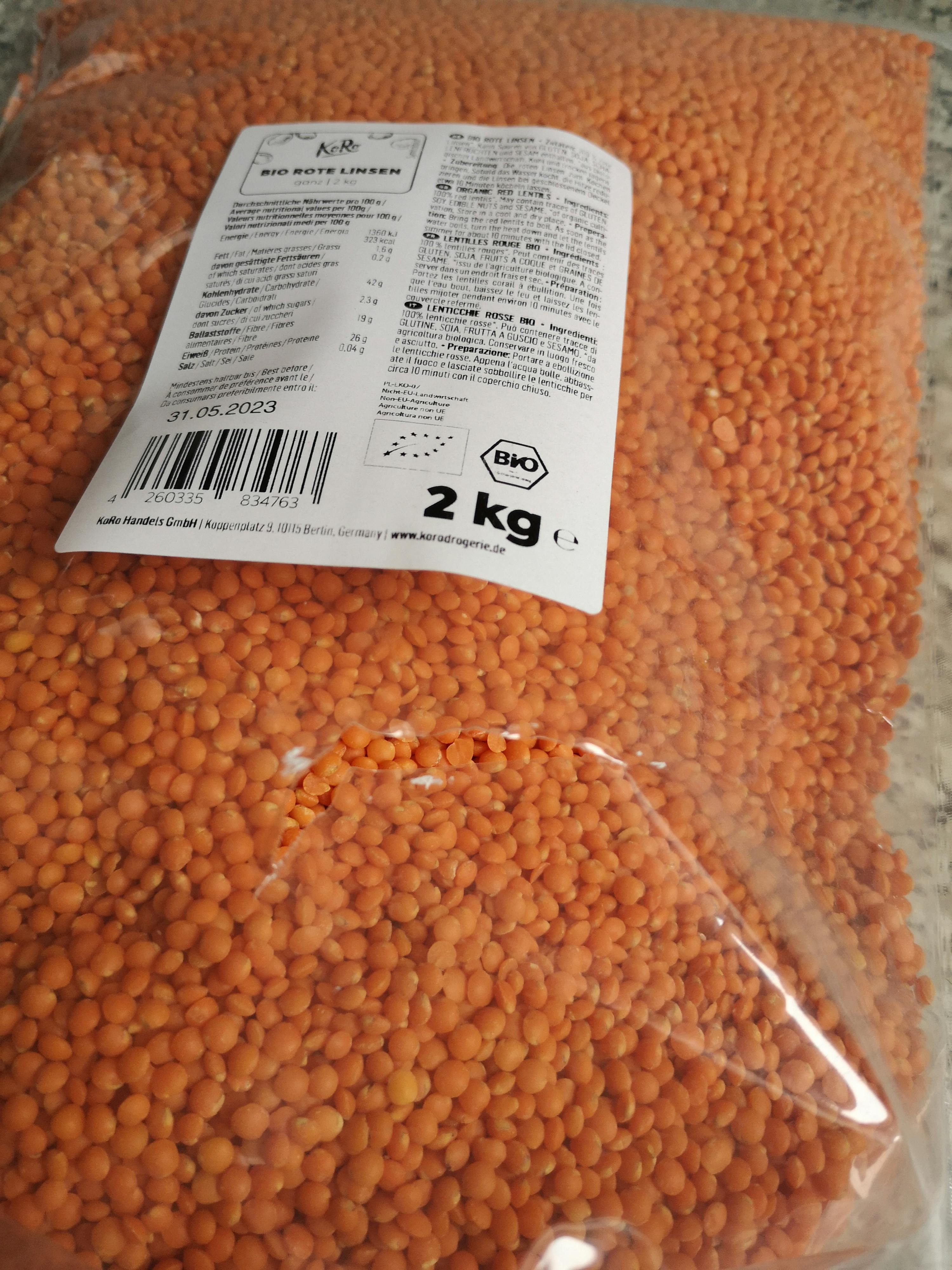 Bio Rote Linsen kaufen | KoRo Swiss