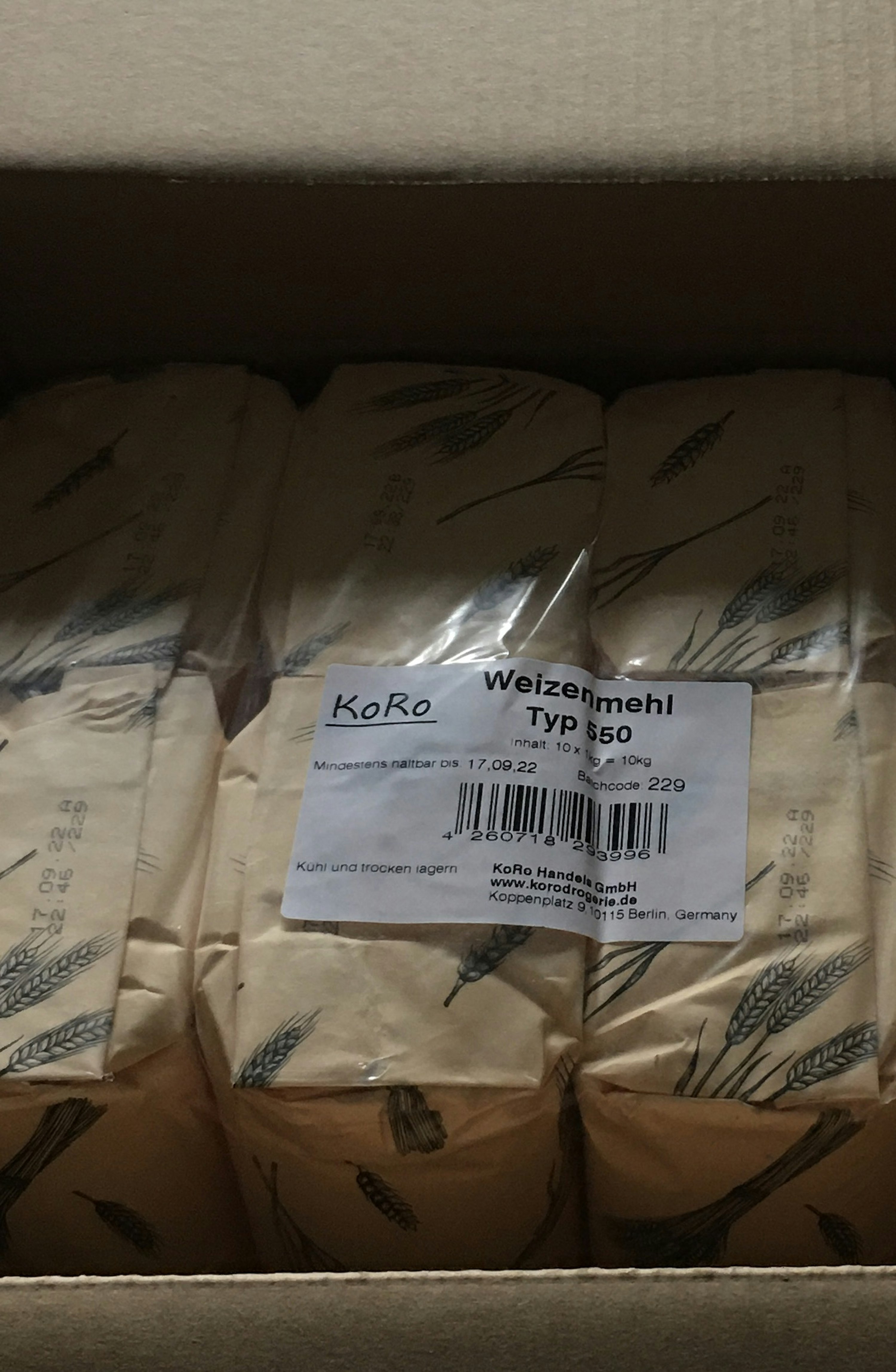 Weizenmehl Typ 550 kaufen | KoRo Swiss