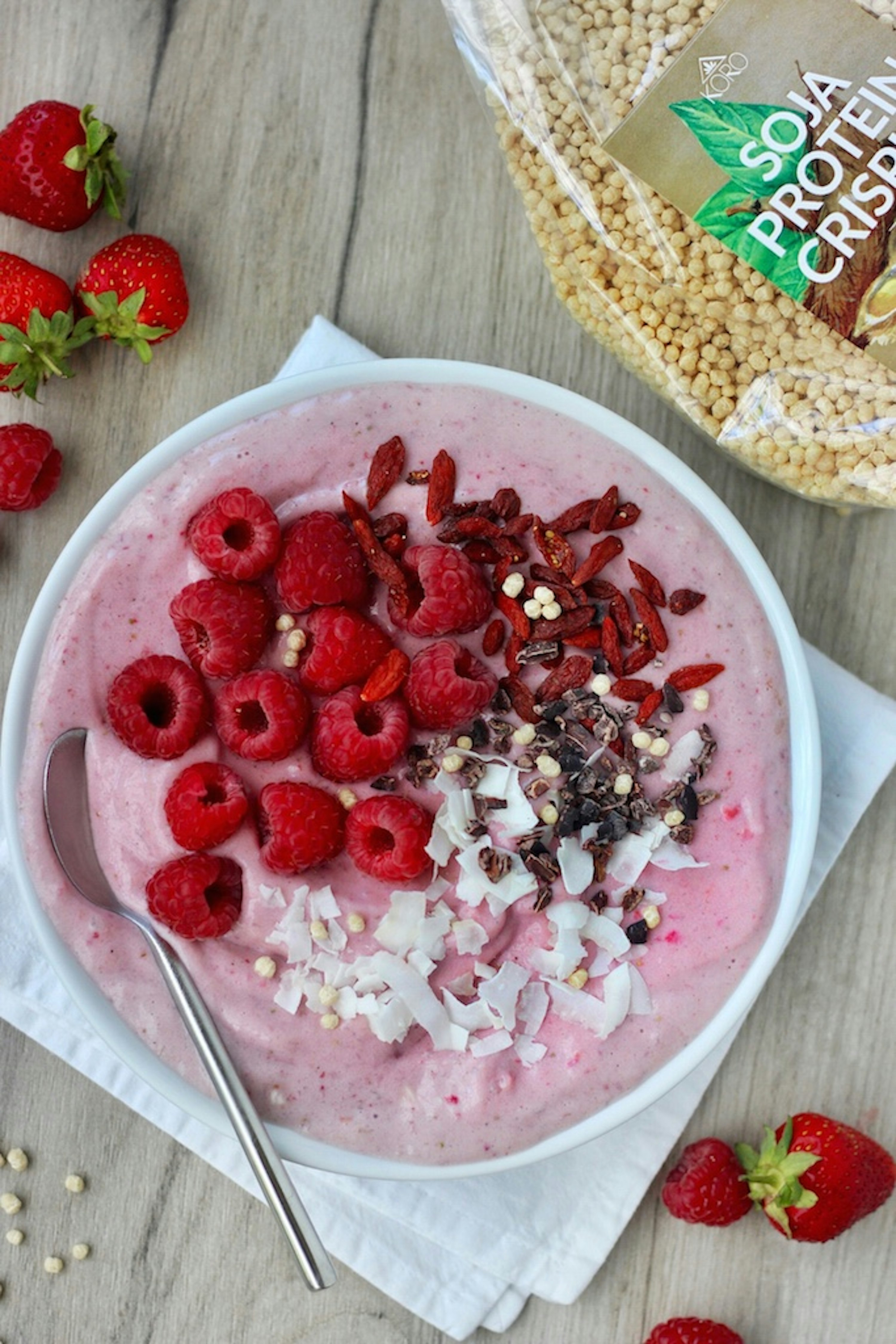 Smoothie-Bowl mit Proteinpulver | KoRo France