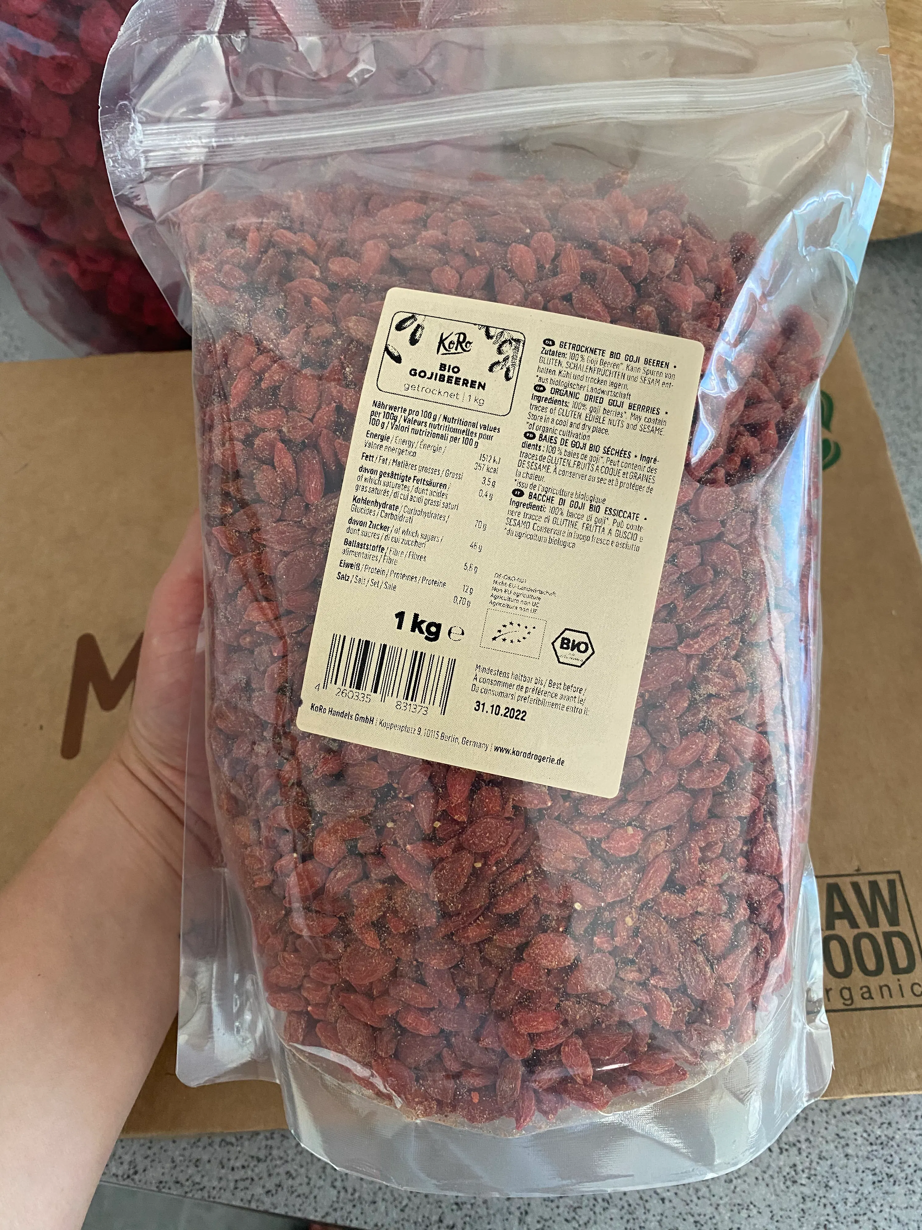 Bio Goji Beeren online kaufen | KoRo Swiss