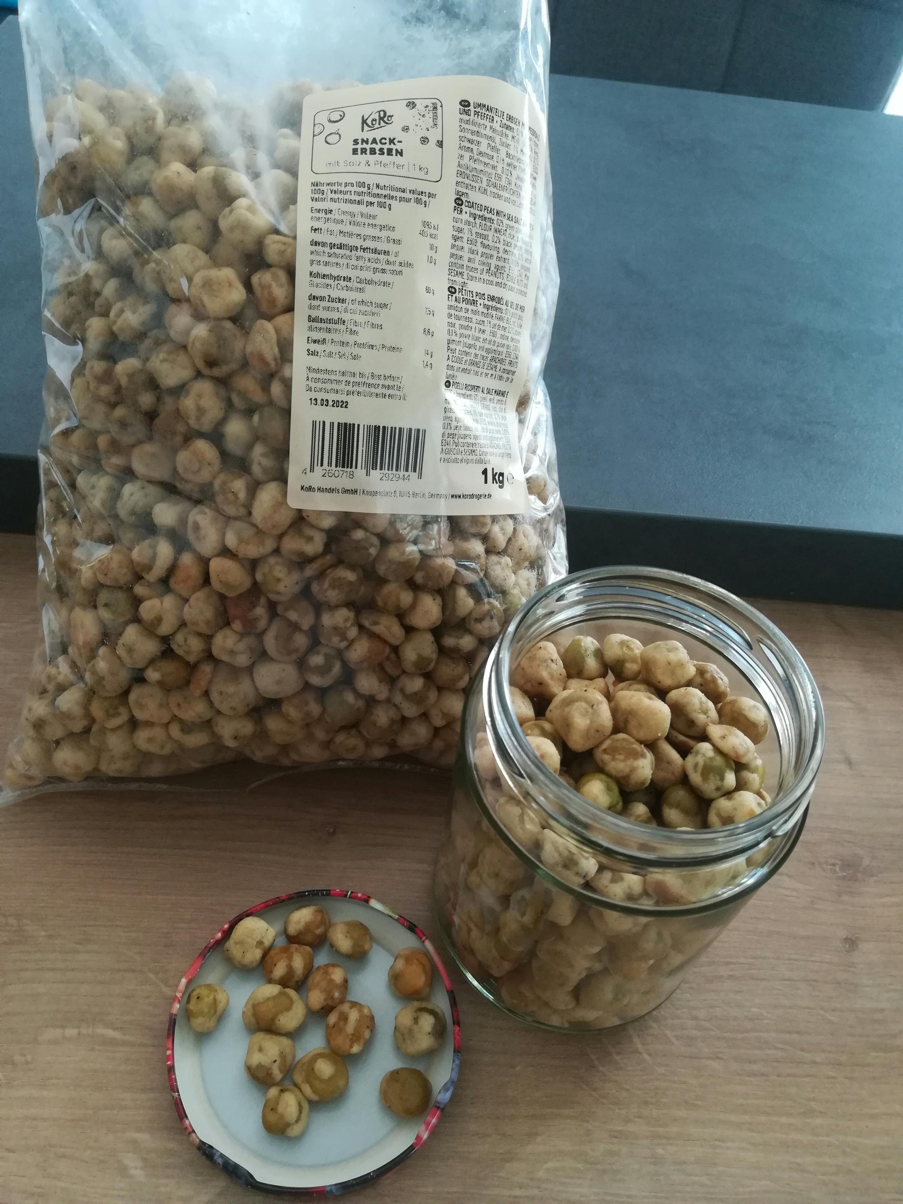 Achetez notre snack pois sel et poivre | KoRo France