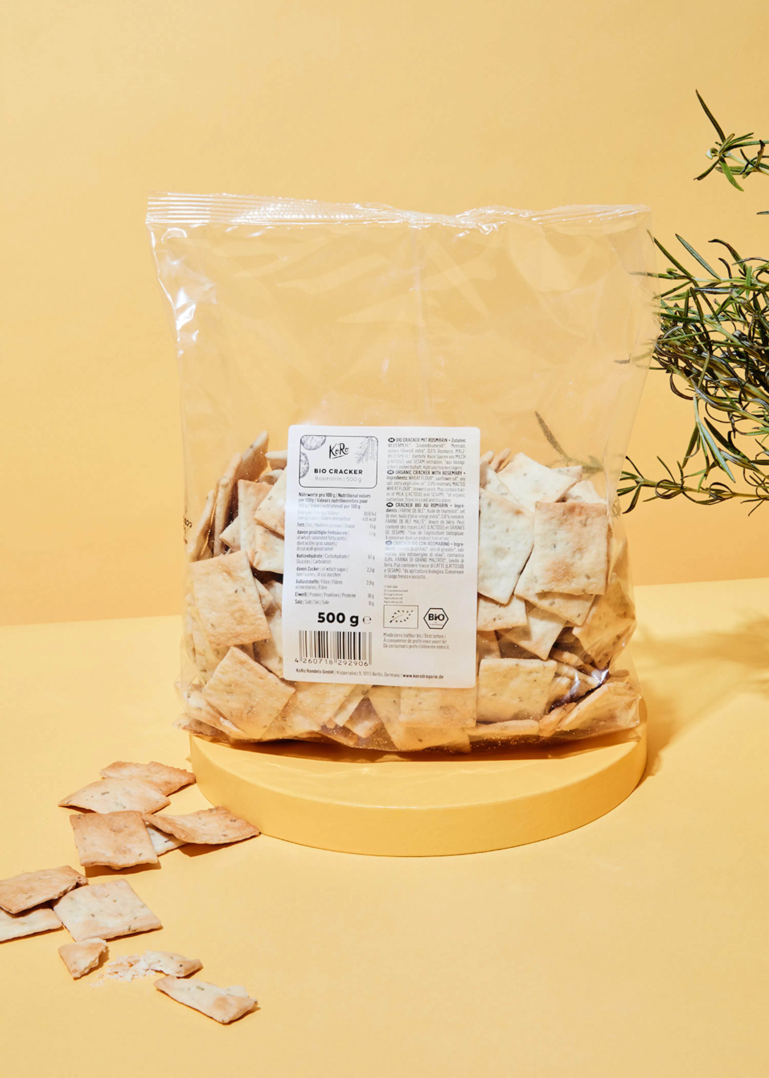 Achetez nos crackers façon pizza bio | KoRo Swiss