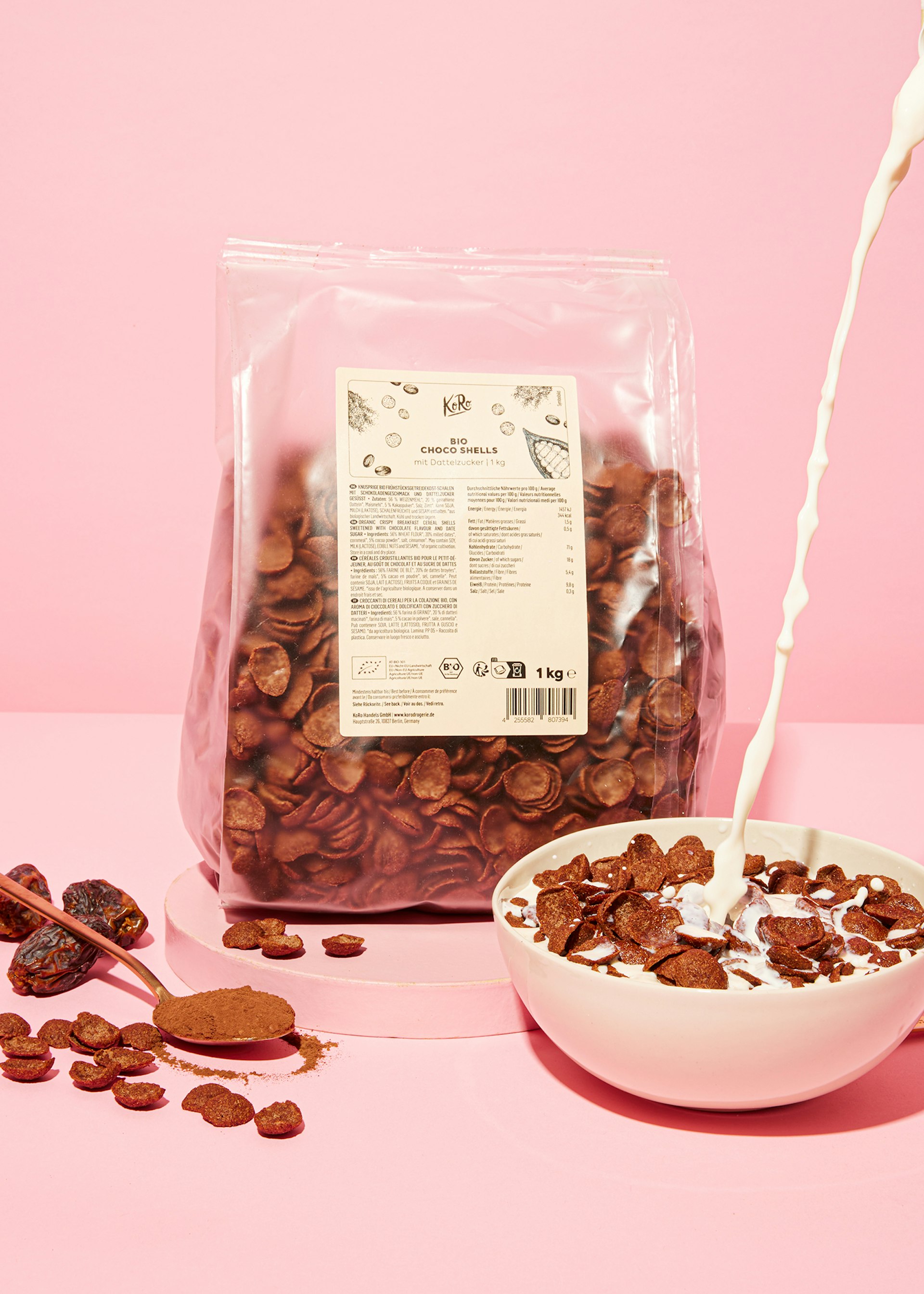 Bio Choco Shells mit Datteln gesüßt kaufen | KoRo