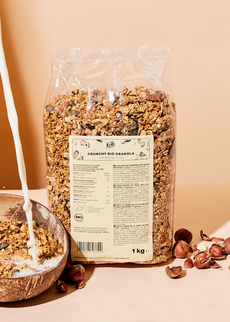 Granola crunchy à l'avoine bio 1 kg - | KoRo France
