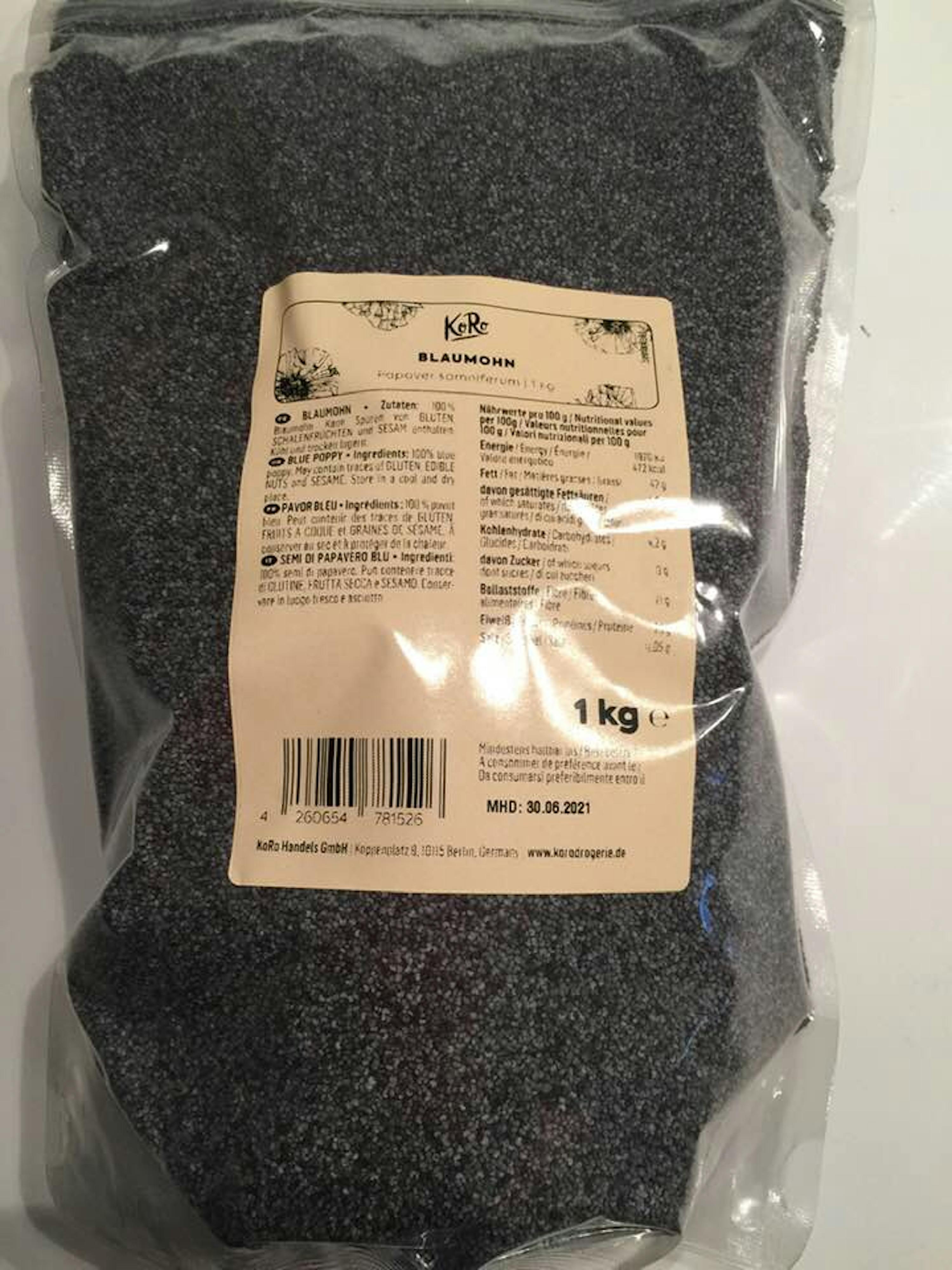 Blaumohn kaufen | KoRo Germany