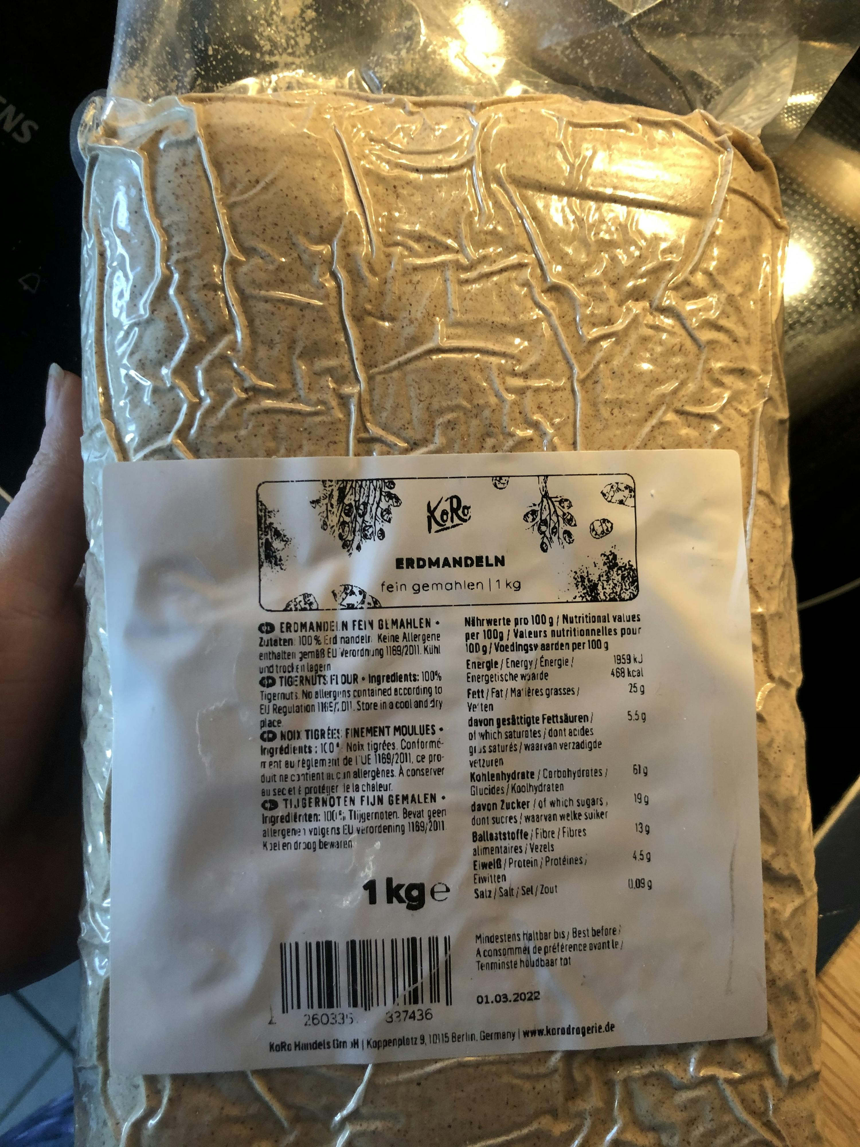 Erdmandeln fein gemahlen kaufen | KoRo Germany