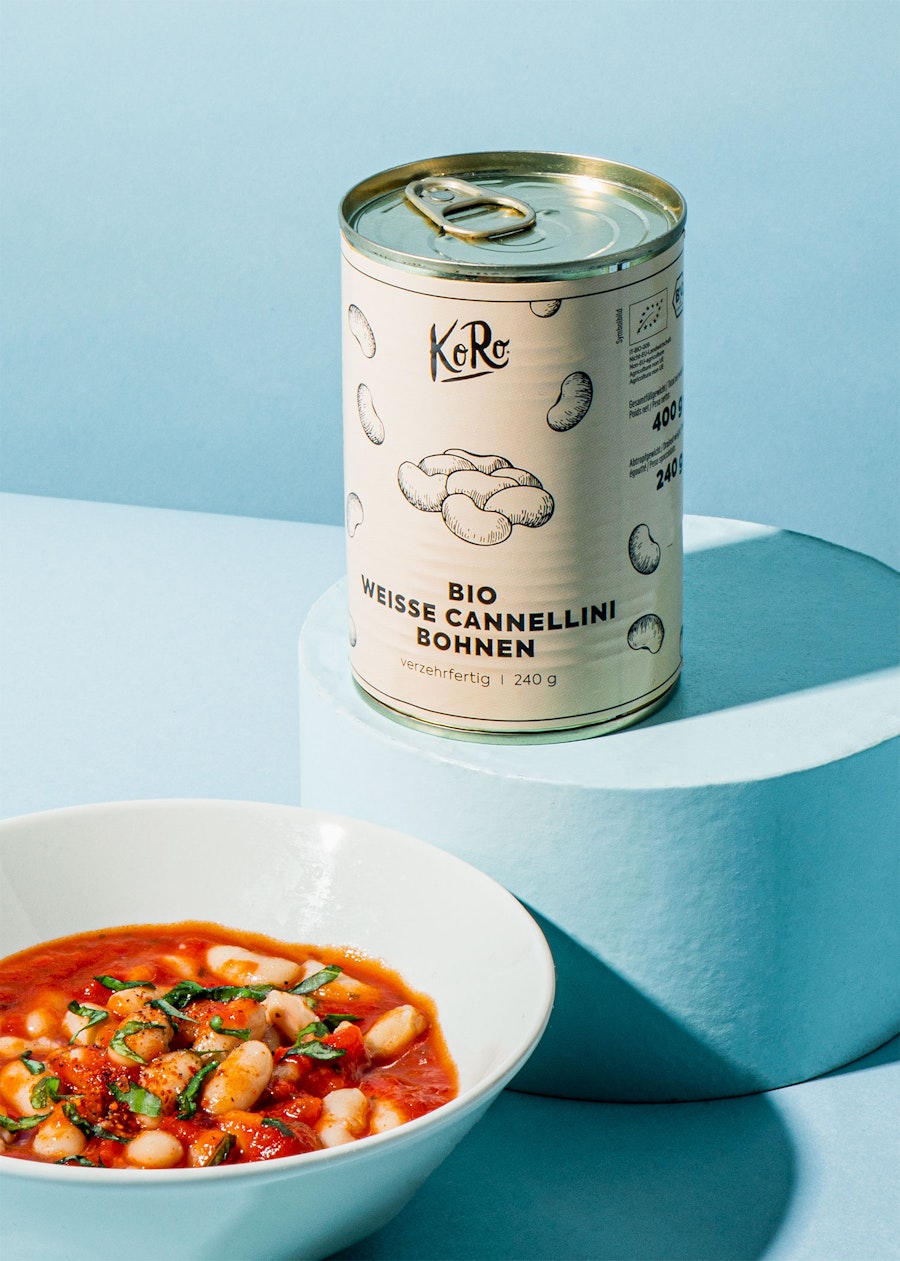 Bio Borlotti-Bohnen in der Dose kaufen | KoRo